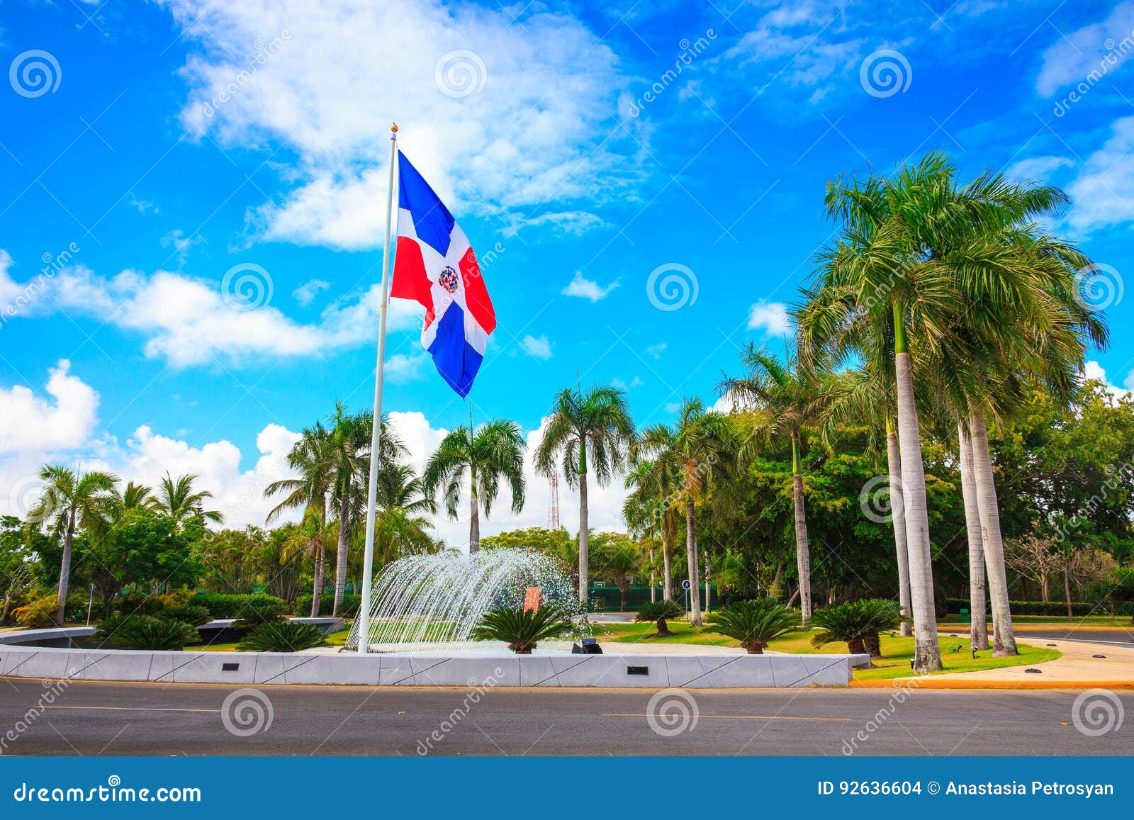 La Bandera Dominicana Royalty-Free Stock Photo | CartoonDealer.com ...