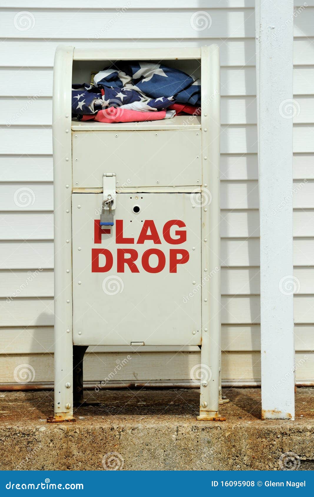 Flag drop stock photo. Image of american, outside, white - 16095908