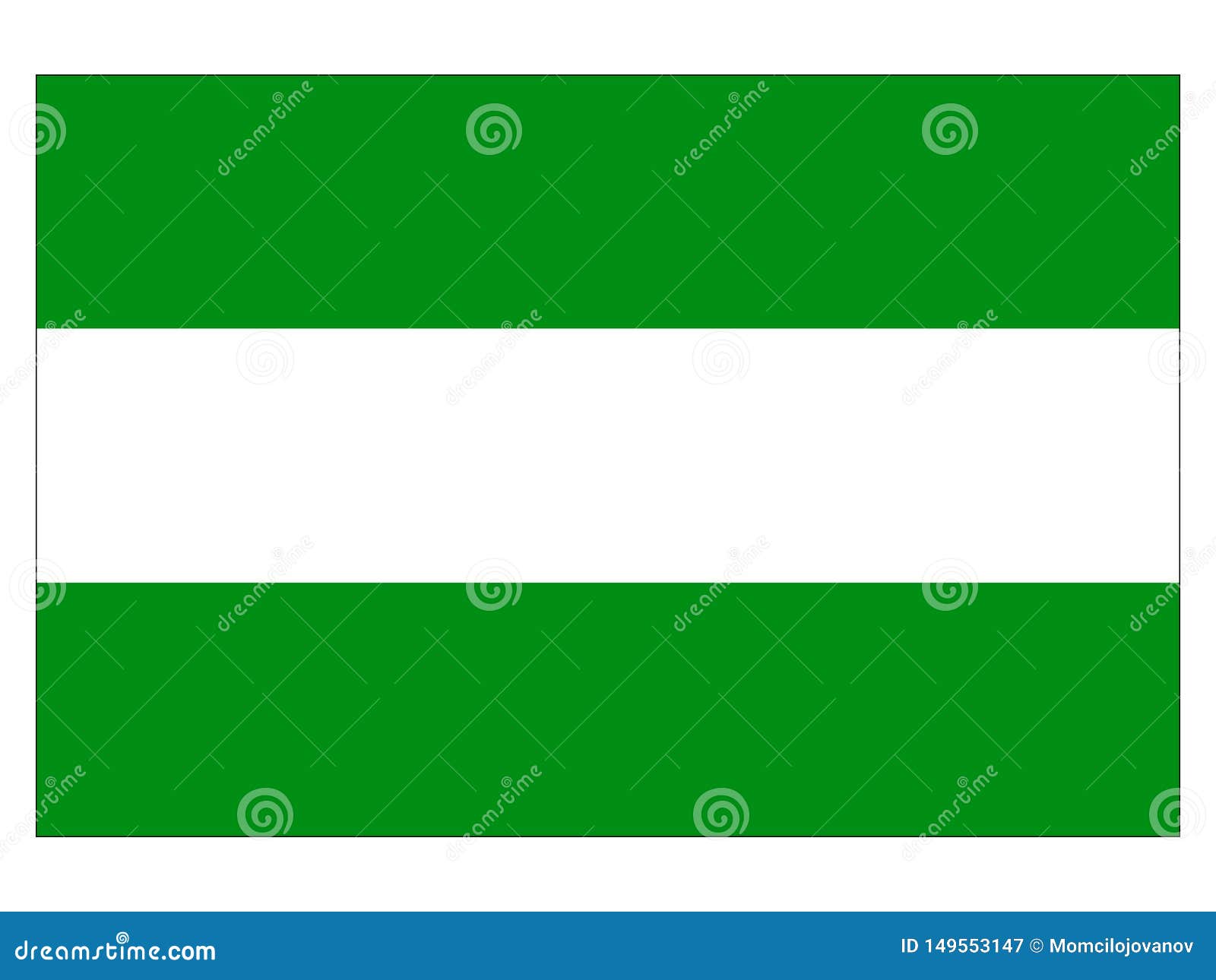 Flag of the Dutch City of Rotterdam Stock Vector - Illustration of ...