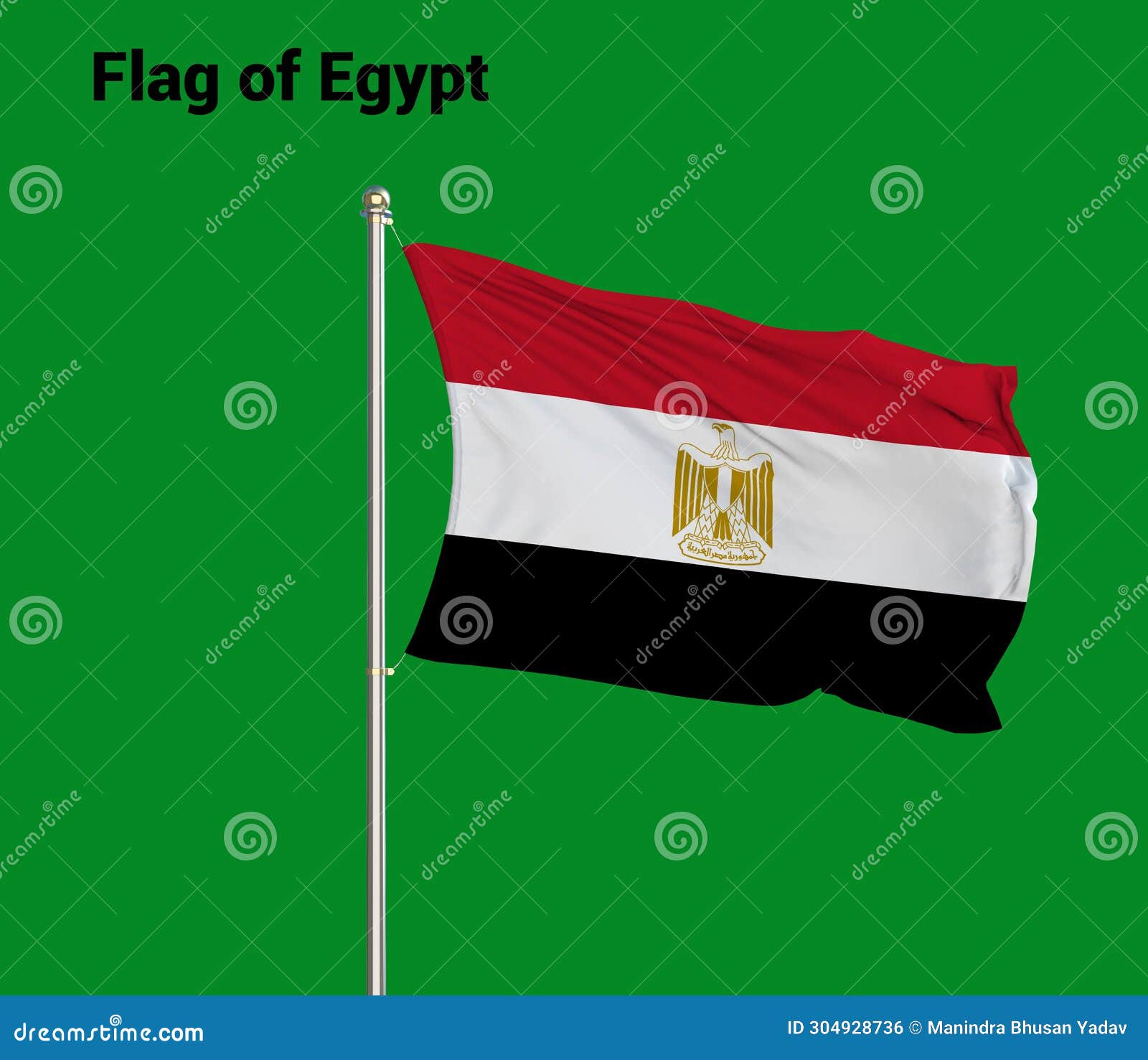 Flag of Egypt, Egypt Flag, National Flag of Egypt. Pole Flag of Egypt ...