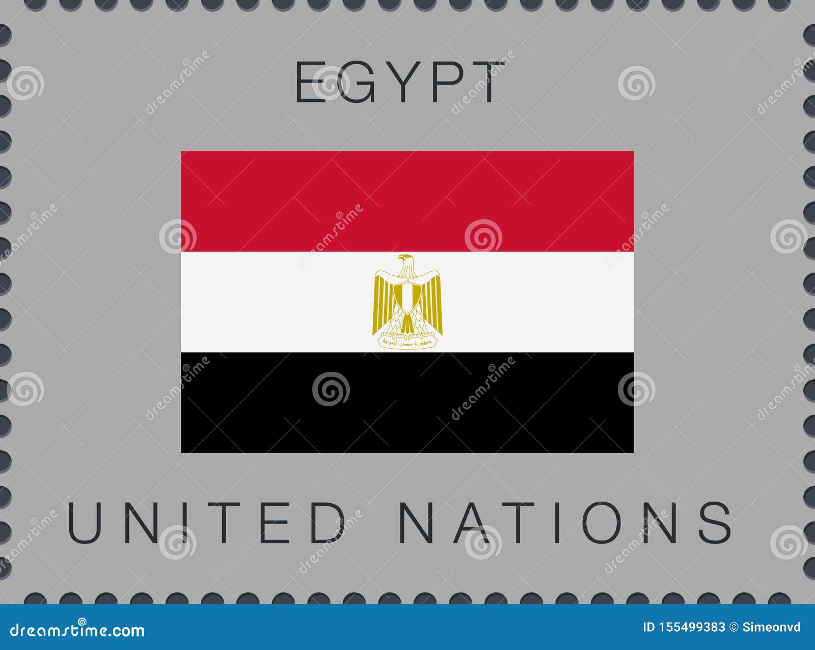 Flag of Egypt. Vector Sign and Icon Stock Vector - Illustration of ...