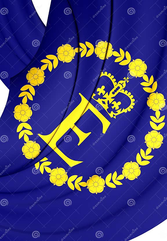 Flag of EIIR stock illustration. Illustration of united - 84695599