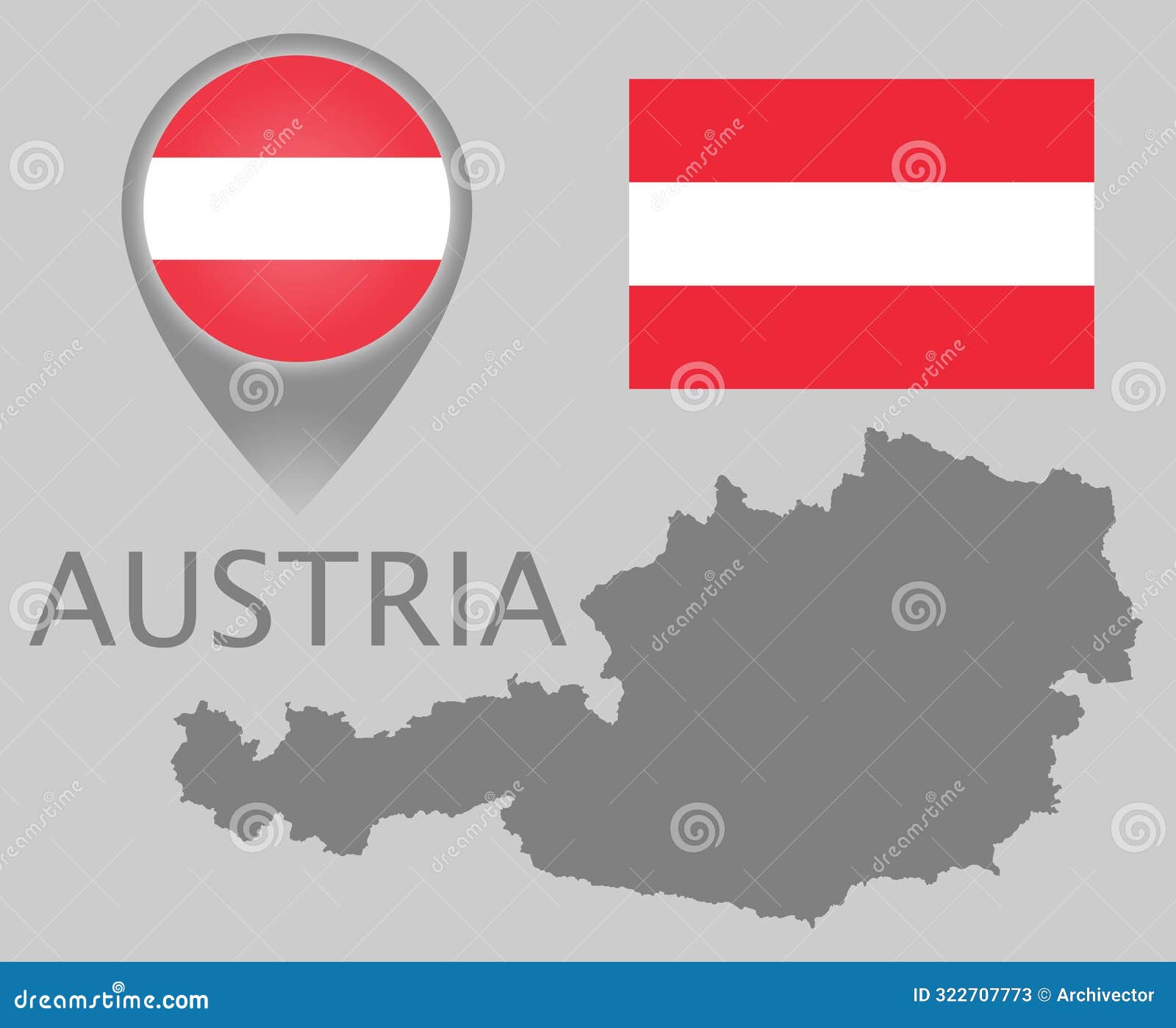 Usa Mercator Map With Flag. Cartoon Vector | CartoonDealer.com #177040687