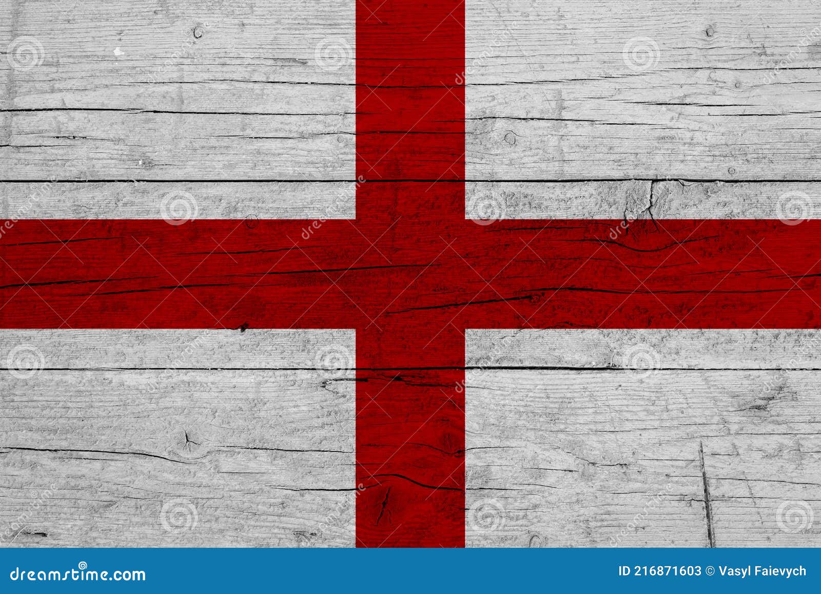 Flag of England. Wooden Texture of the Flag of England Stock ...