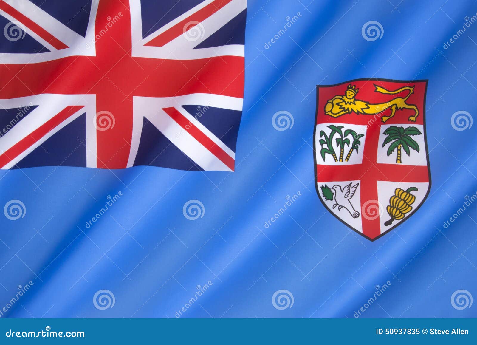 Flag of Fiji stock image. Image of british, symbolic - 50937835
