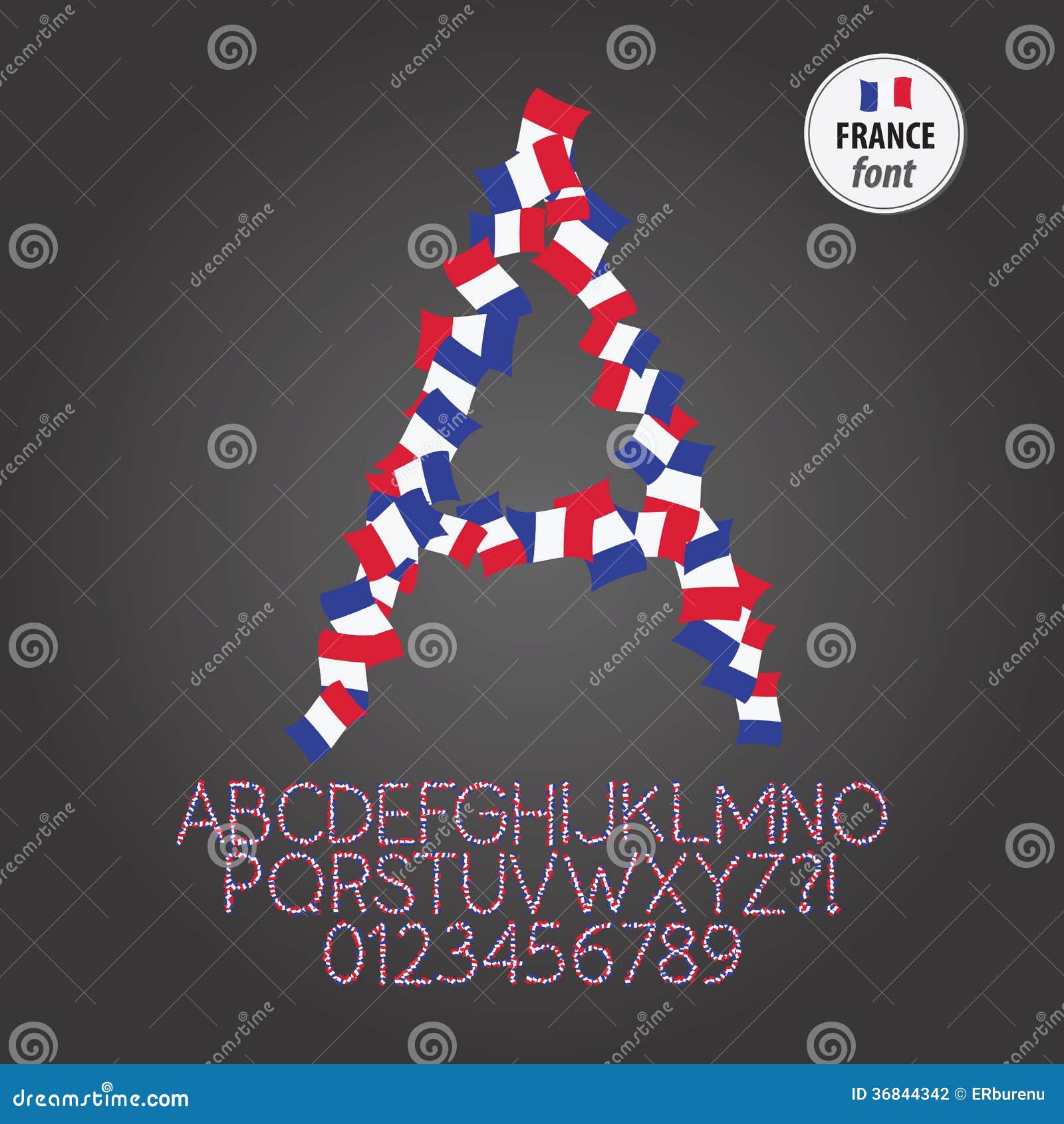 France 2 Digit Postcodes Postal Codes Vector Map | CartoonDealer.com ...