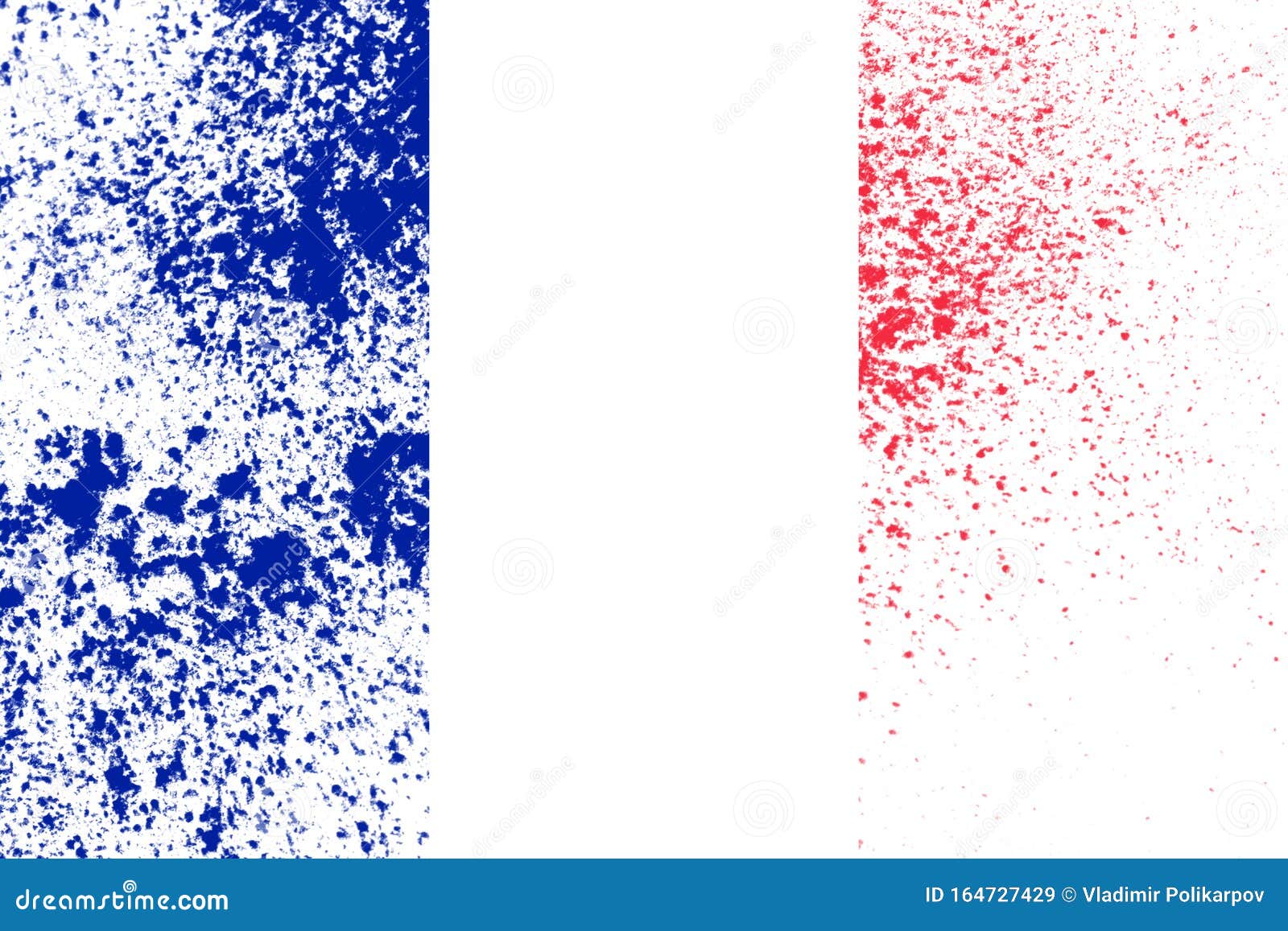 Flag of France with Texture. Template for Design Stock Image - Image of ...
