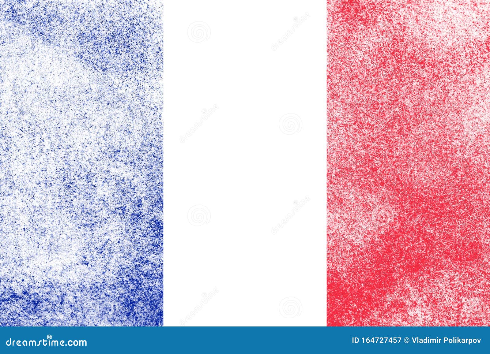 Flag of France with Texture. Template for Design Stock Image - Image of ...