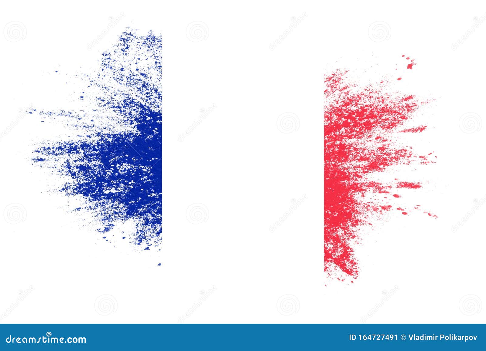 Flag of France with Texture. Template for Design Stock Image - Image of ...