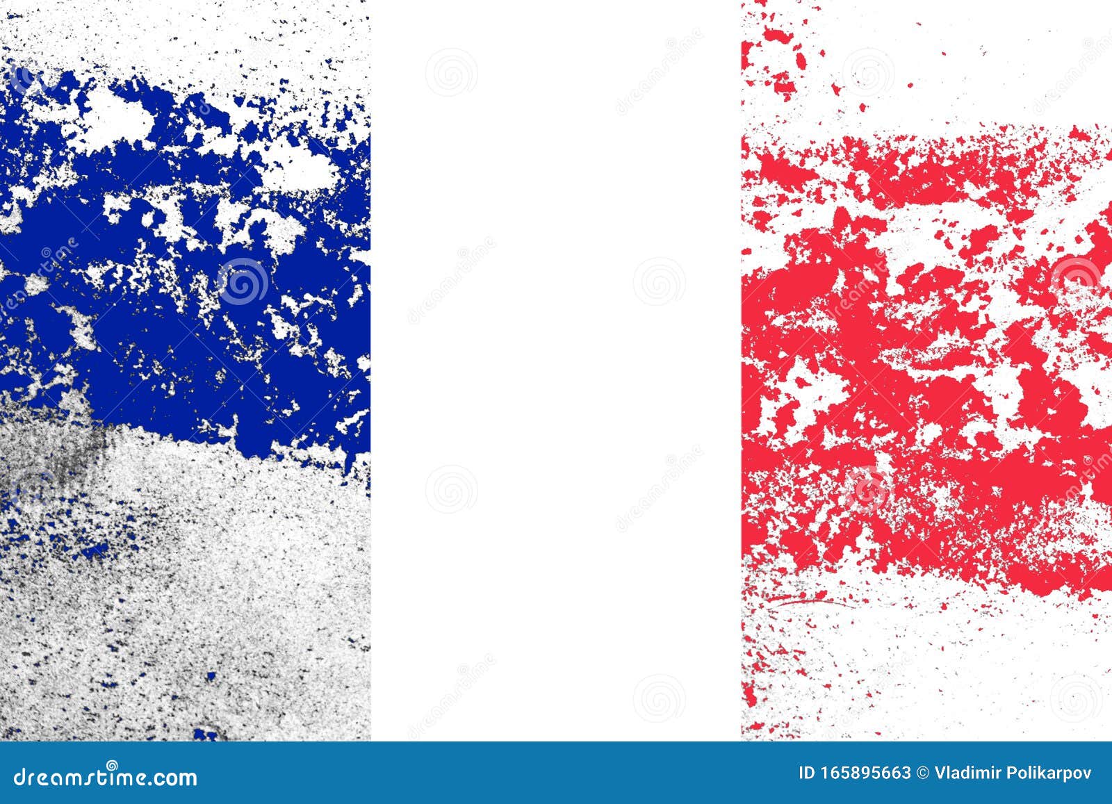 Flag of France with Texture. Template for Design Stock Illustration ...
