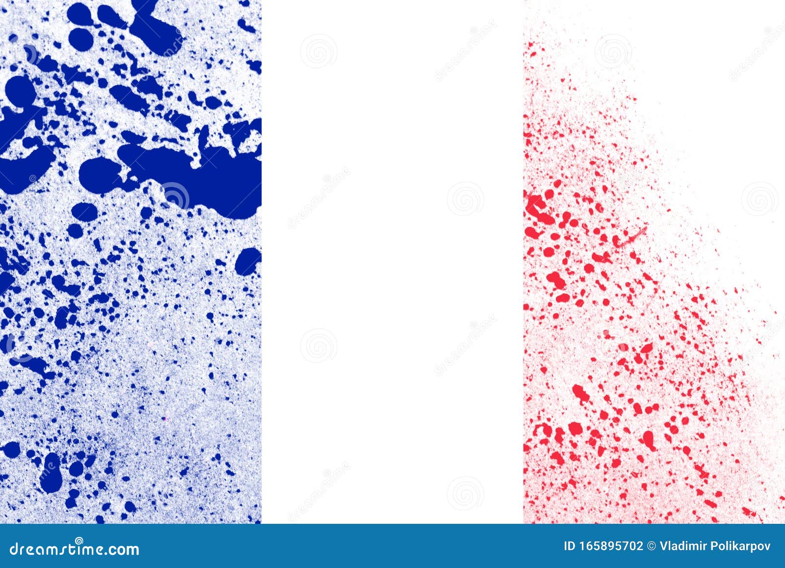 Flag of France with Texture. Template for Design Stock Illustration ...