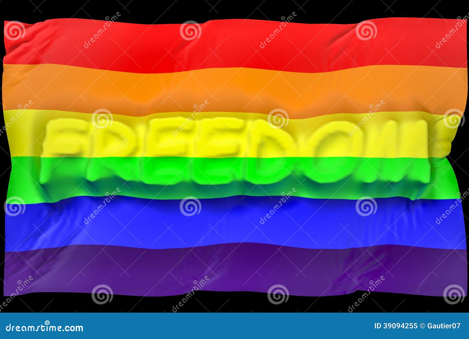 Flag freedom gay stock illustration. Illustration of satin - 39094255