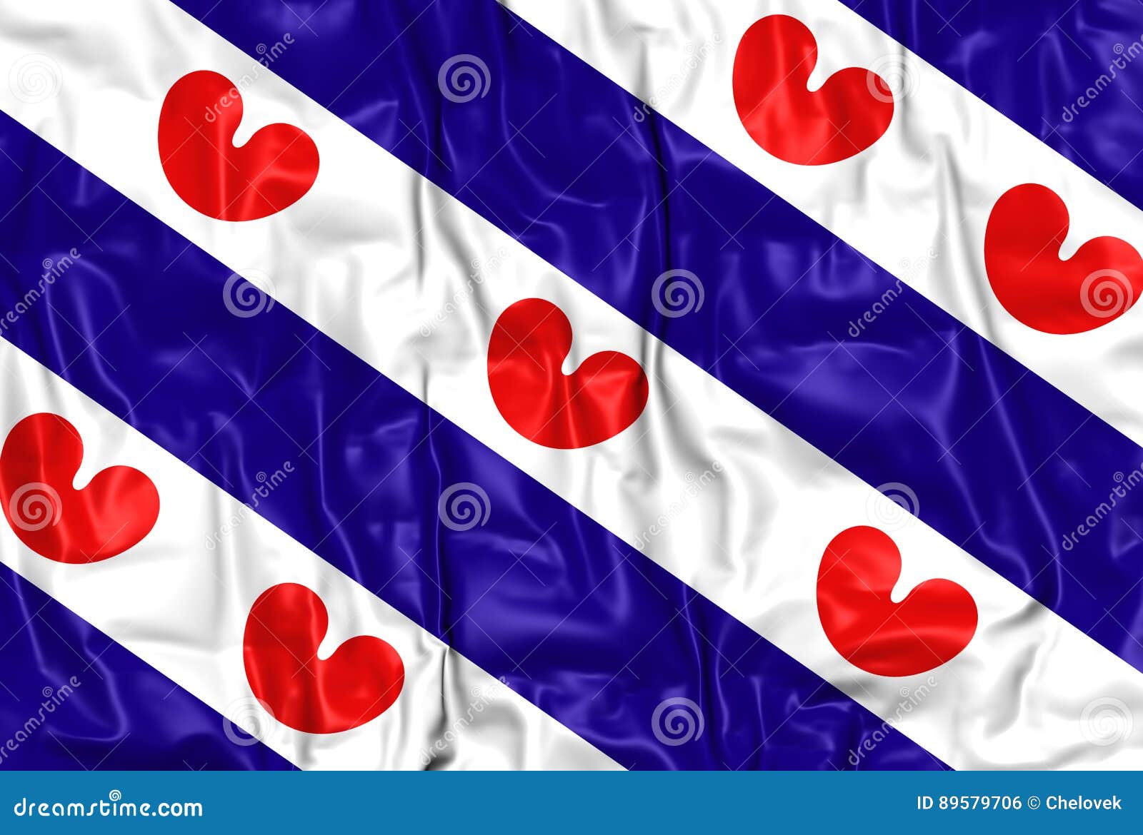 Map Of Friesland In Netherlands Cartoon Vector | CartoonDealer.com ...