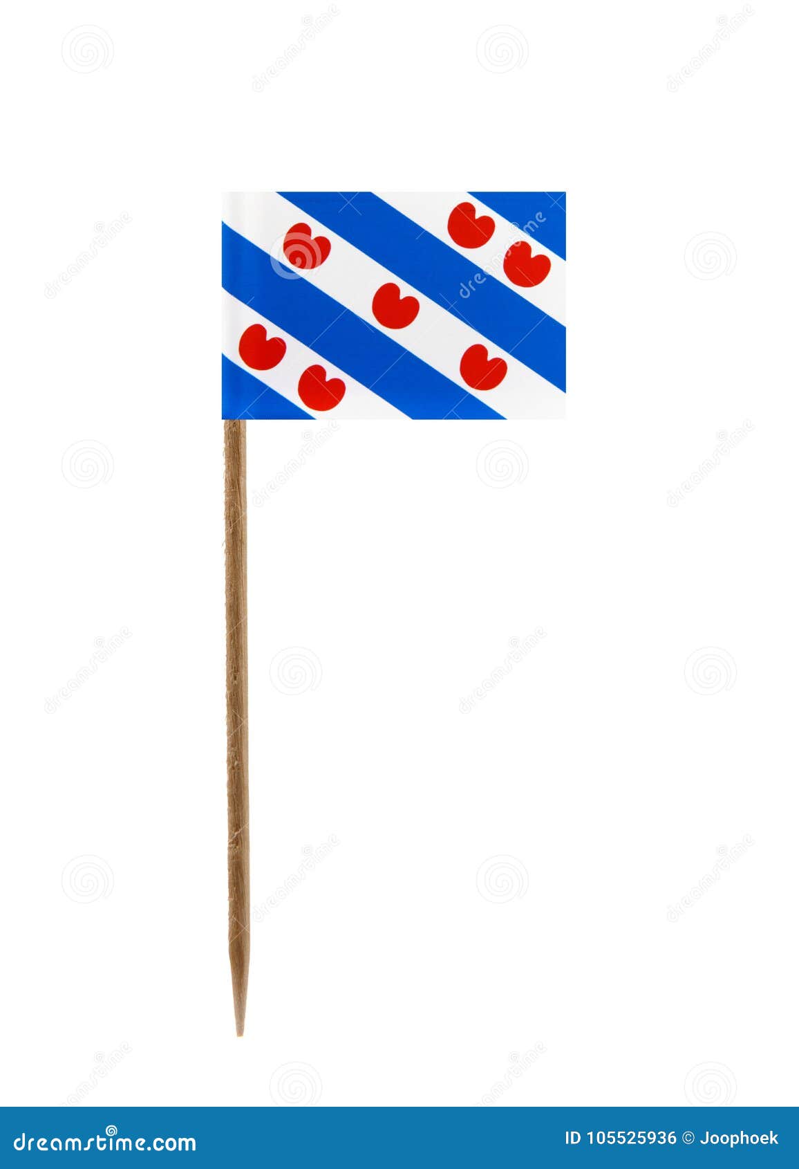 Flag of Friesland stock photo. Image of identification - 105525936