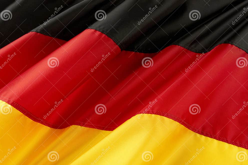 Flag of Germany stock photo. Image of europe, fabric - 12645442