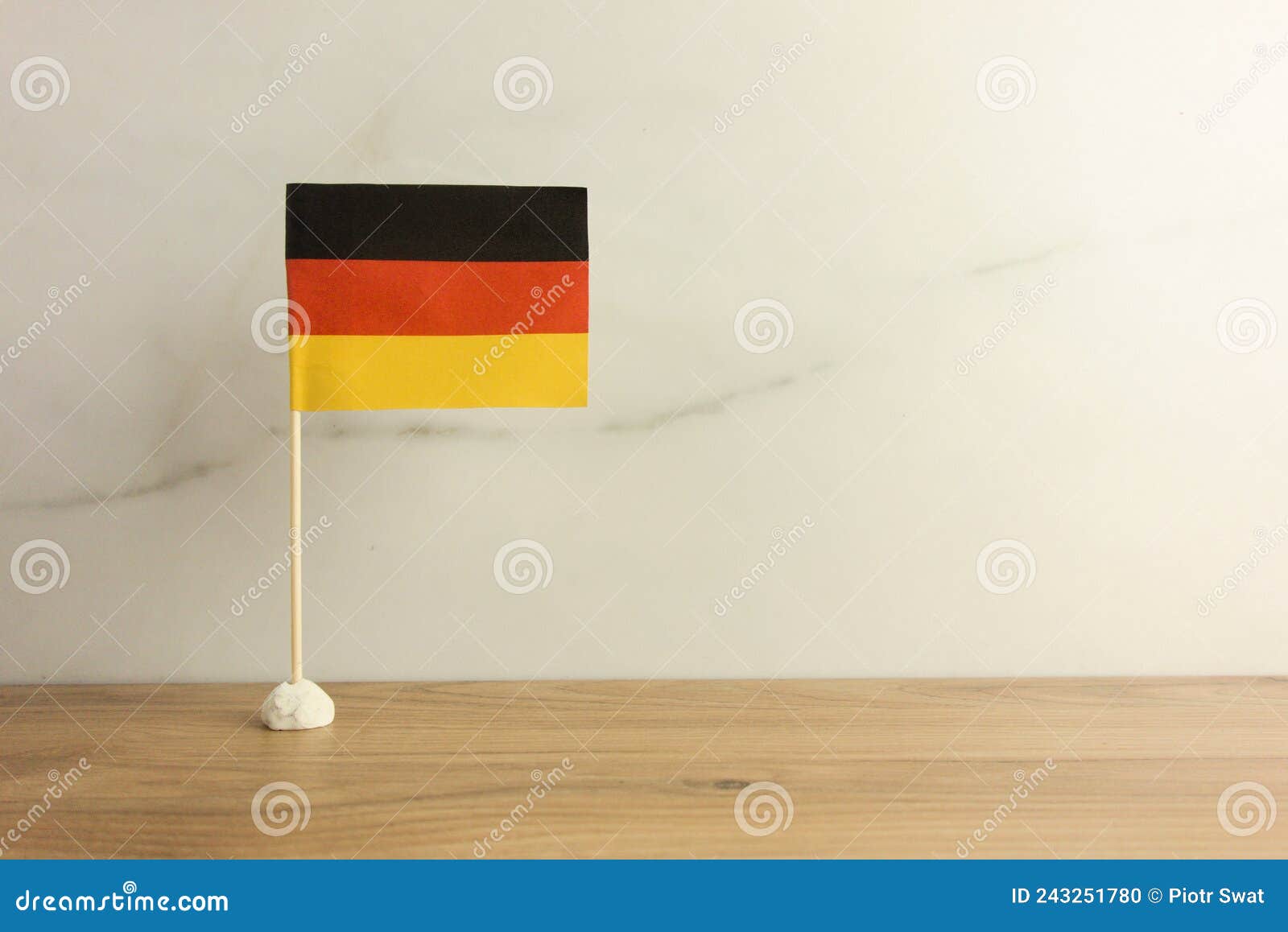 Flag of Germany on Background with Copy Space Stock Photo - Image of ...