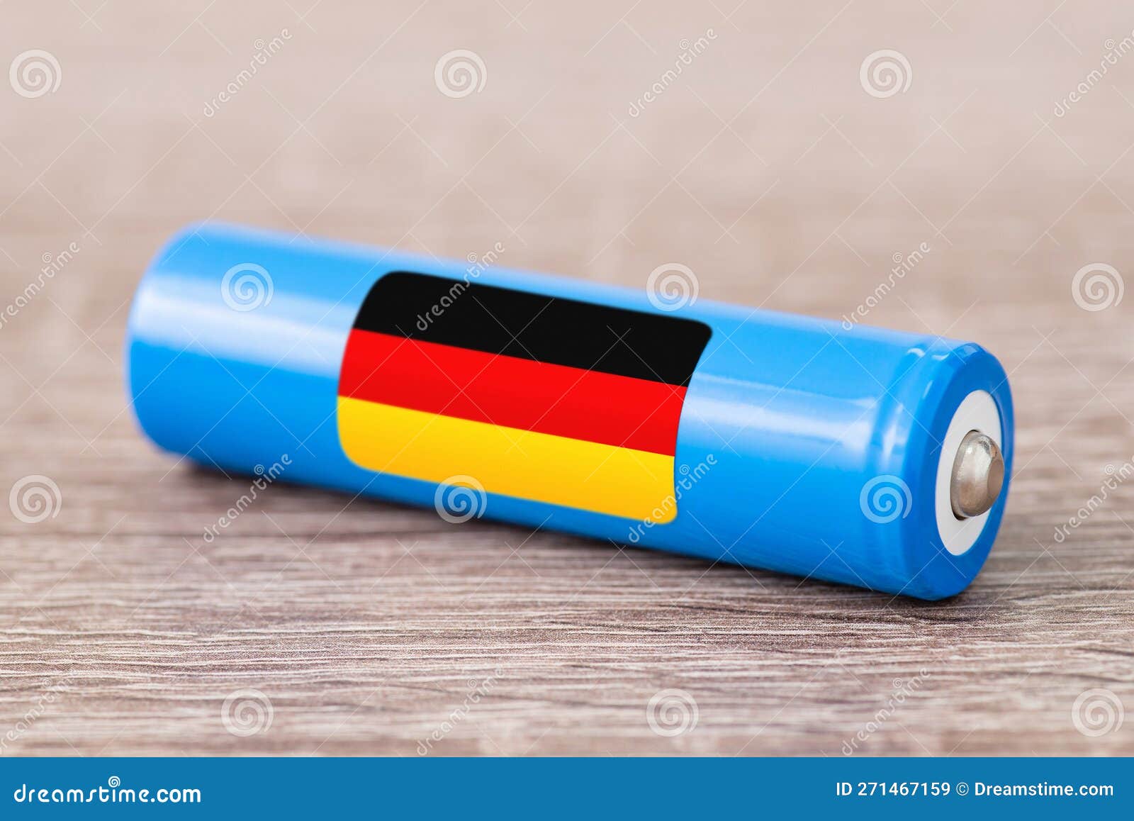 Flag of Germany on 18650 Li-ion Battery Stock Image - Image of battery ...