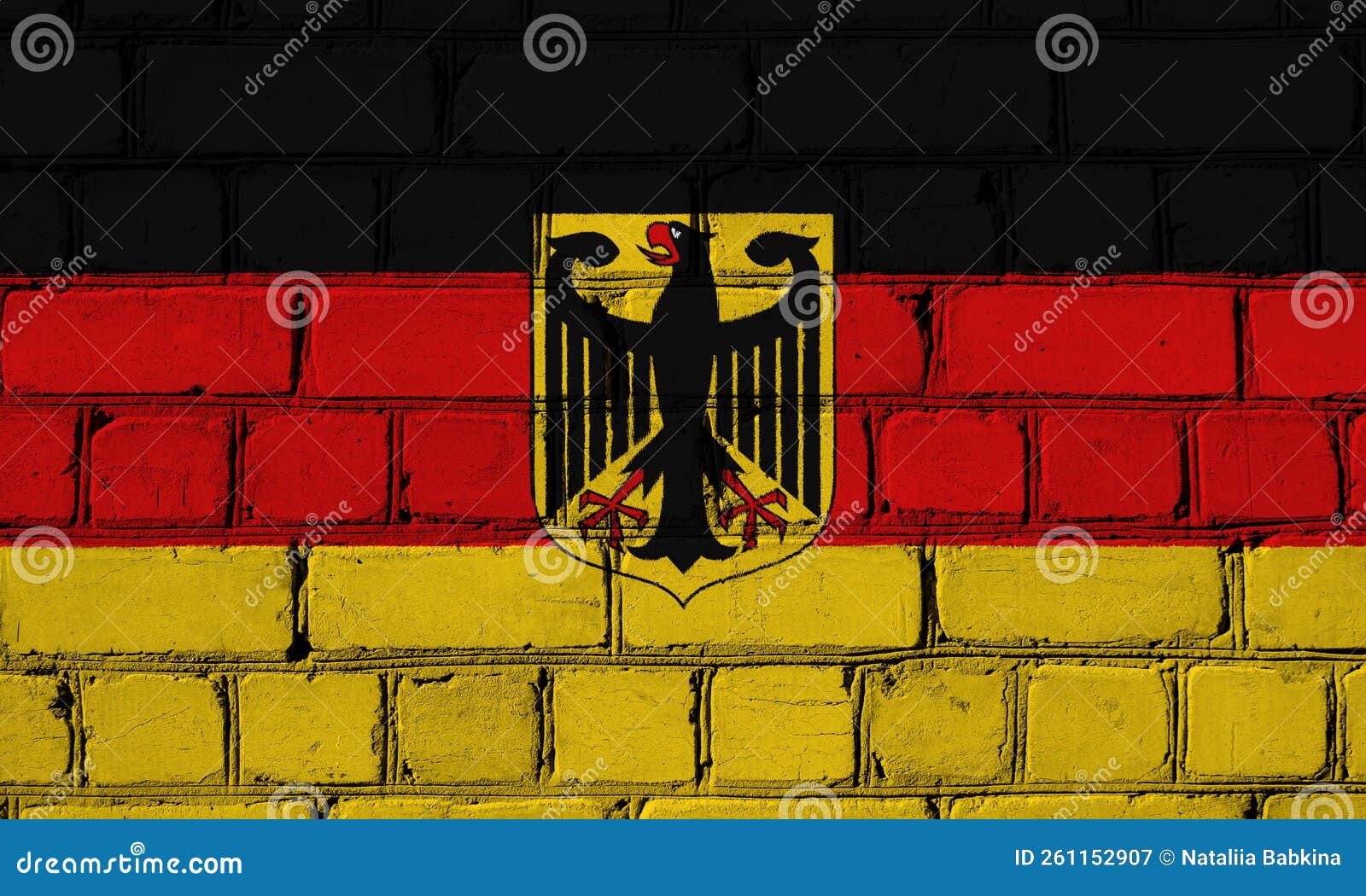 Flag of Germany on a Textured Background. Concept Collage Stock ...
