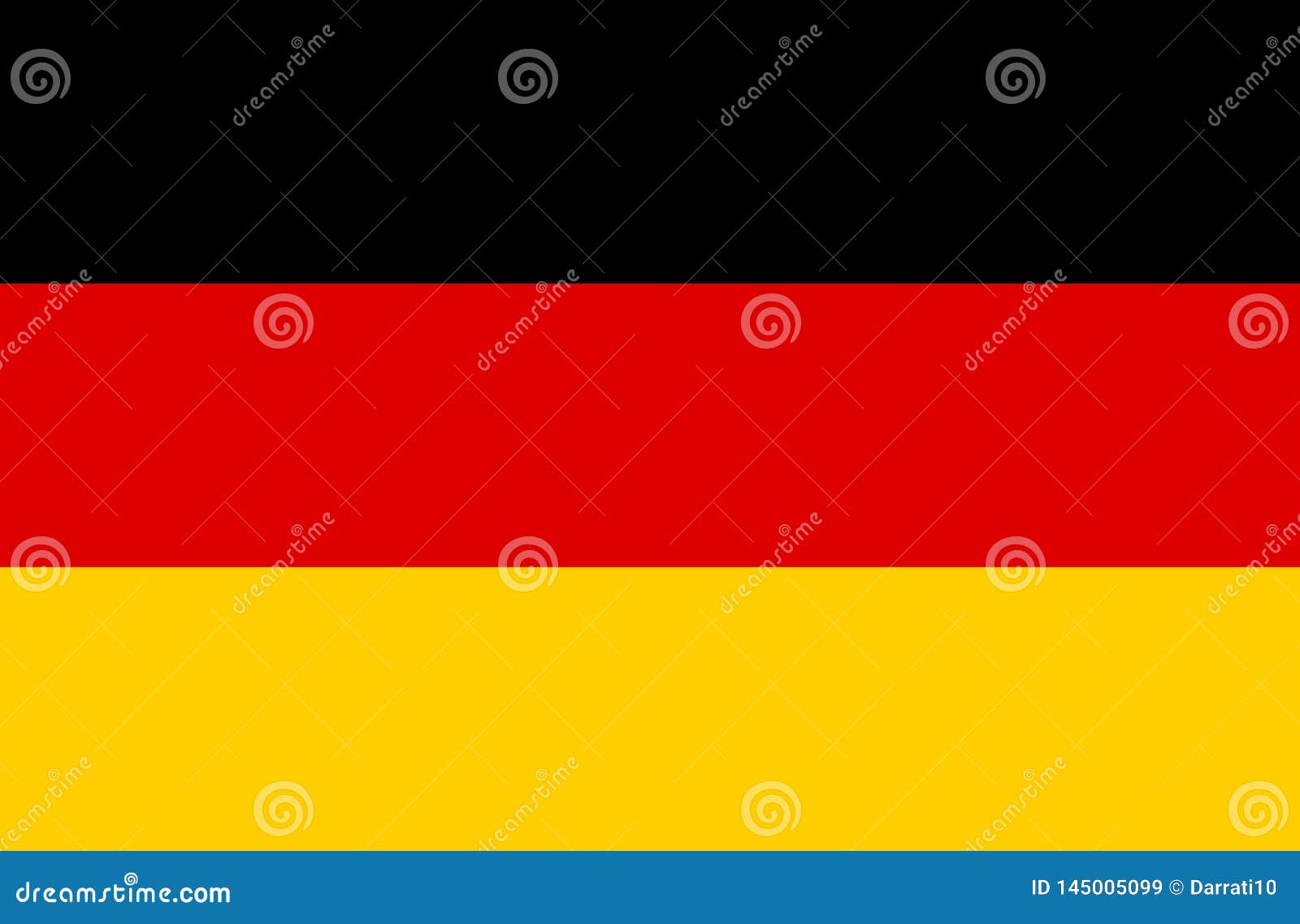 Flag of Germany Vector stock vector. Illustration of flag - 145005099
