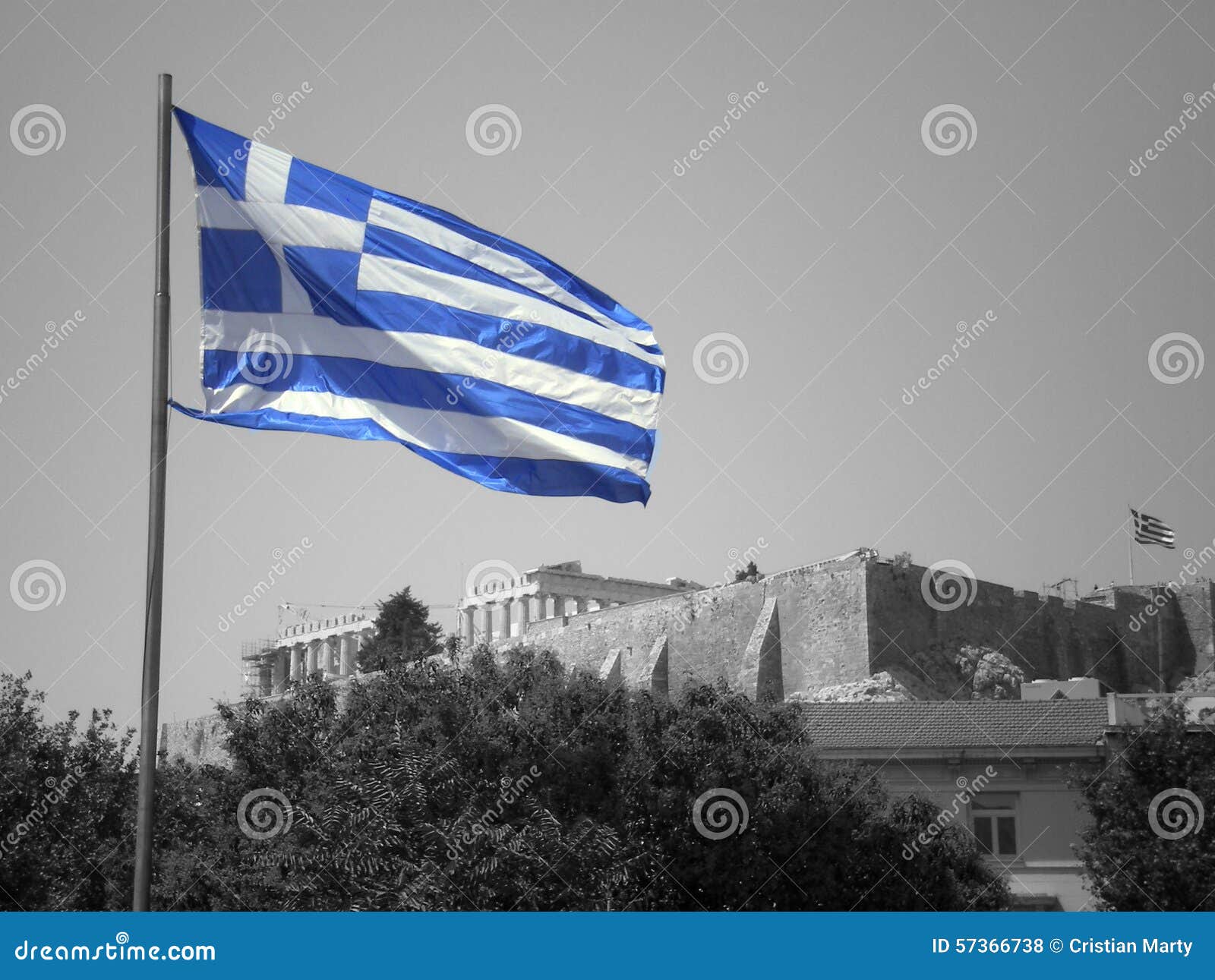 Flag greken arkivfoto. Bild av bild, berömdt, regering - 57366738