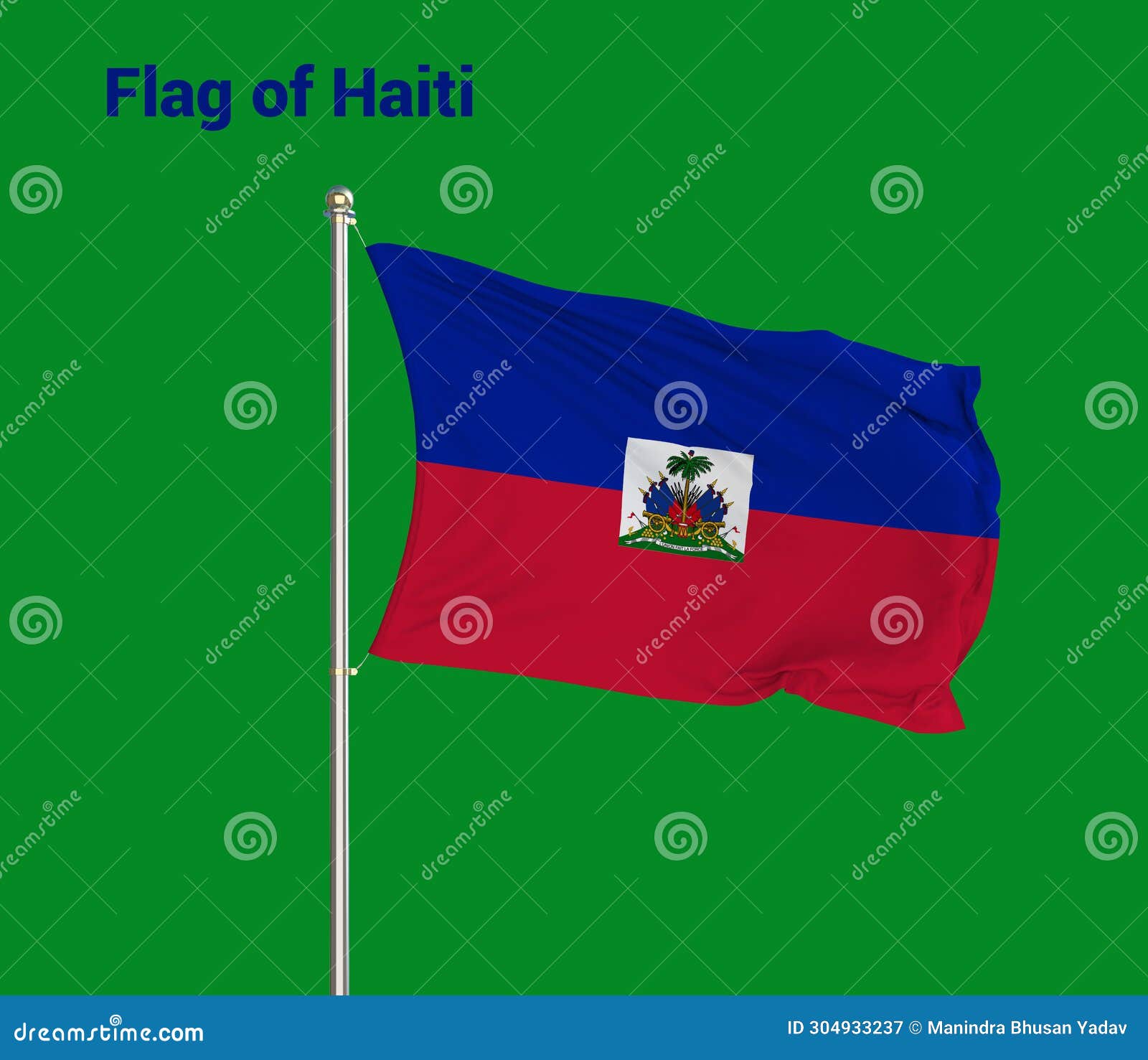 Flag of Haiti, Haiti Flag, National Flag of Haiti. Pole Flag of Haiti ...