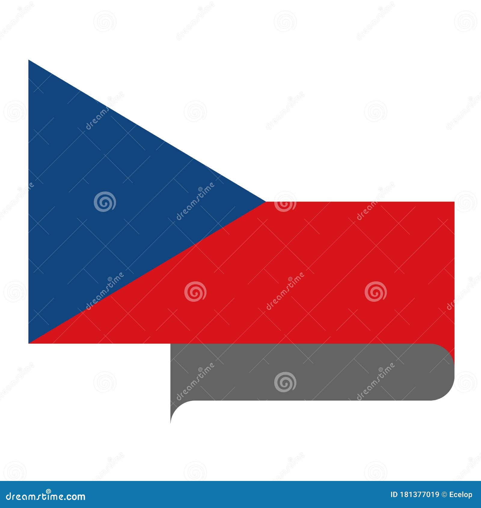 Flag Horizontal Shape, Pointer for World Map Stock Vector ...