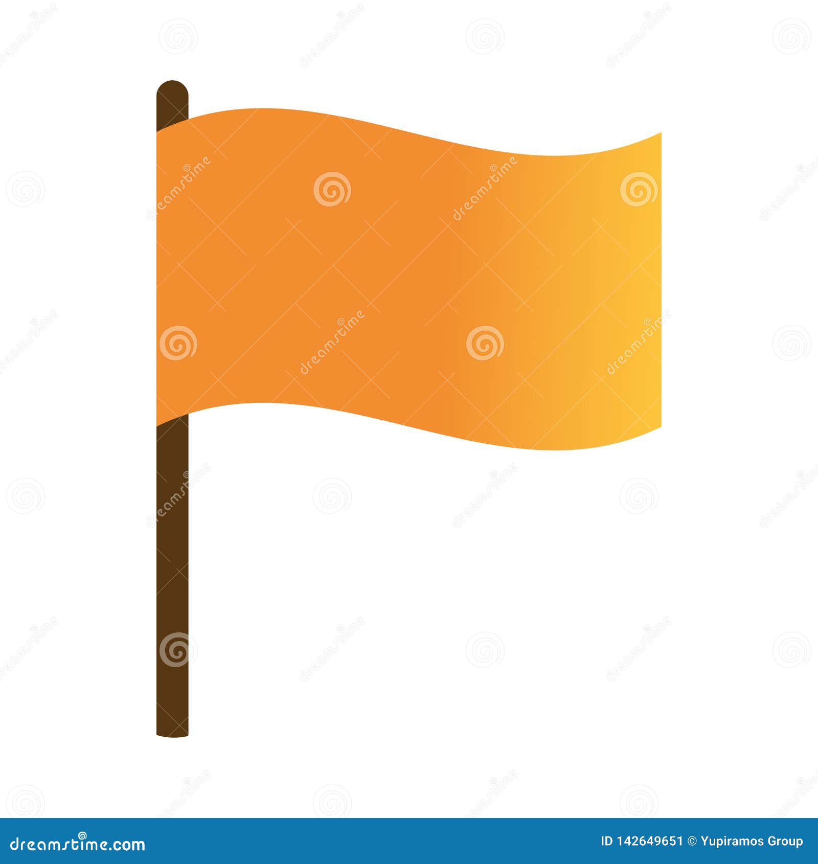 Flag icon cartoon stock vector. Illustration of july - 142649651
