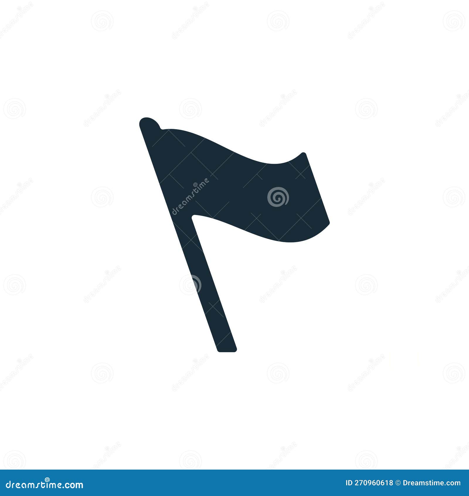 Flag Icon Design Template Elements Stock Vector - Illustration of ...