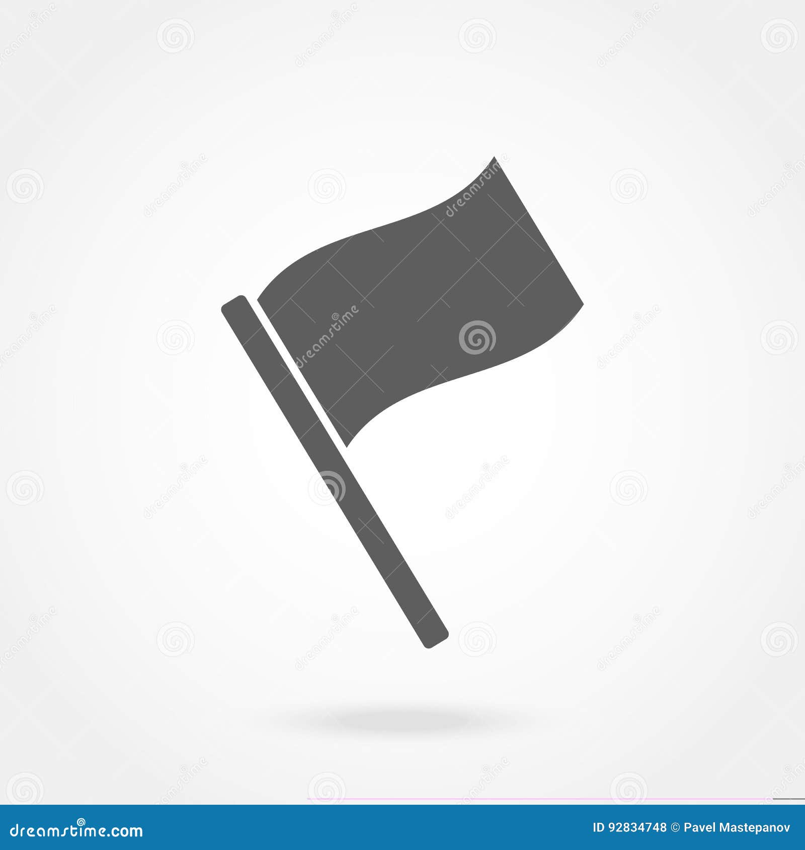 Flag Icon, Flat Design. Vector Illustration Stock Vector - Illustration ...