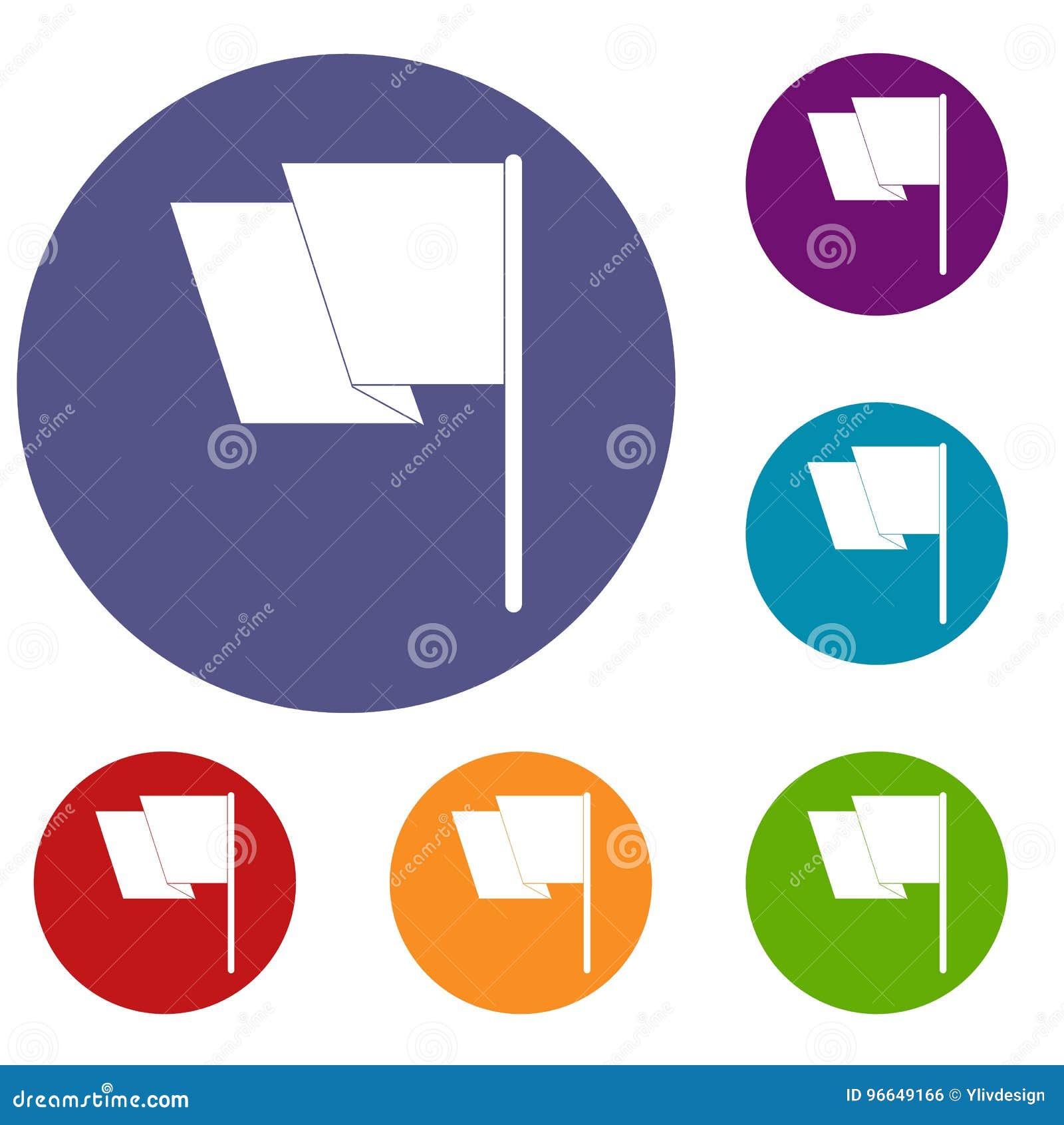 Flag icons set stock vector. Illustration of element - 96649166