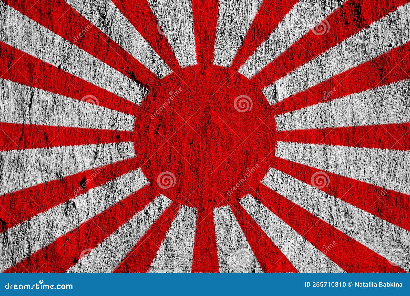 Flag of the Imperial Japanese Army on the Texture. Concept Collage ...