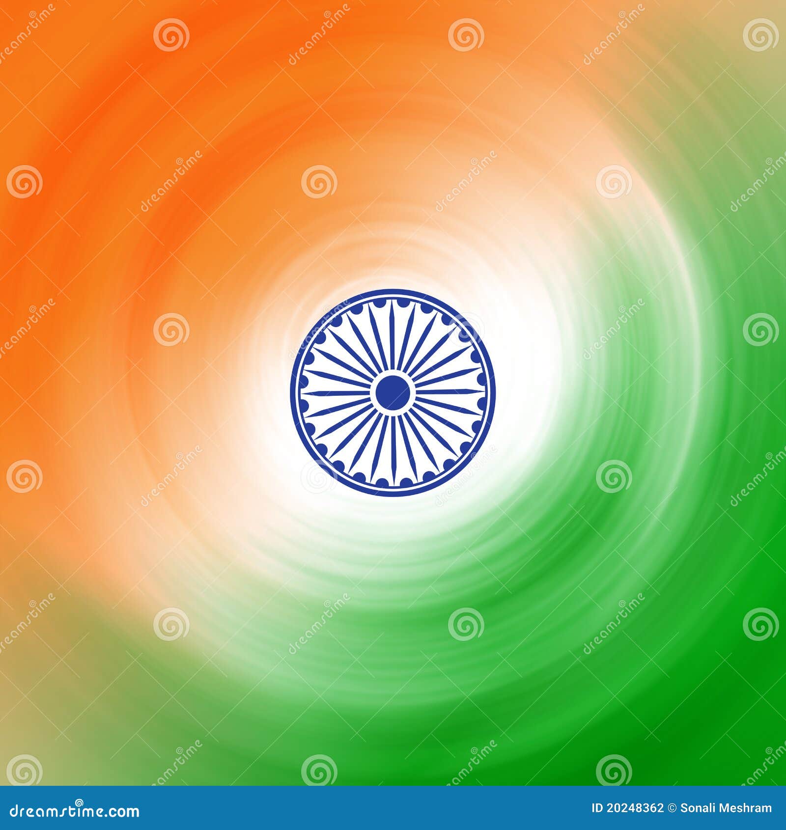 Flag of India- abstract stock illustration. Illustration of pride ...