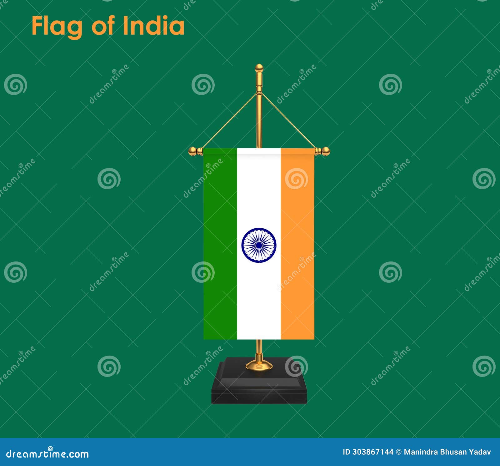 Flag of India, India Flag, National Symbol of India Country. Table Flag ...