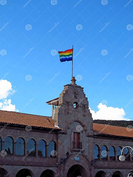 The Flag of Inka Cusco, Peru Stock Image - Image of plaza, inca: 284343719