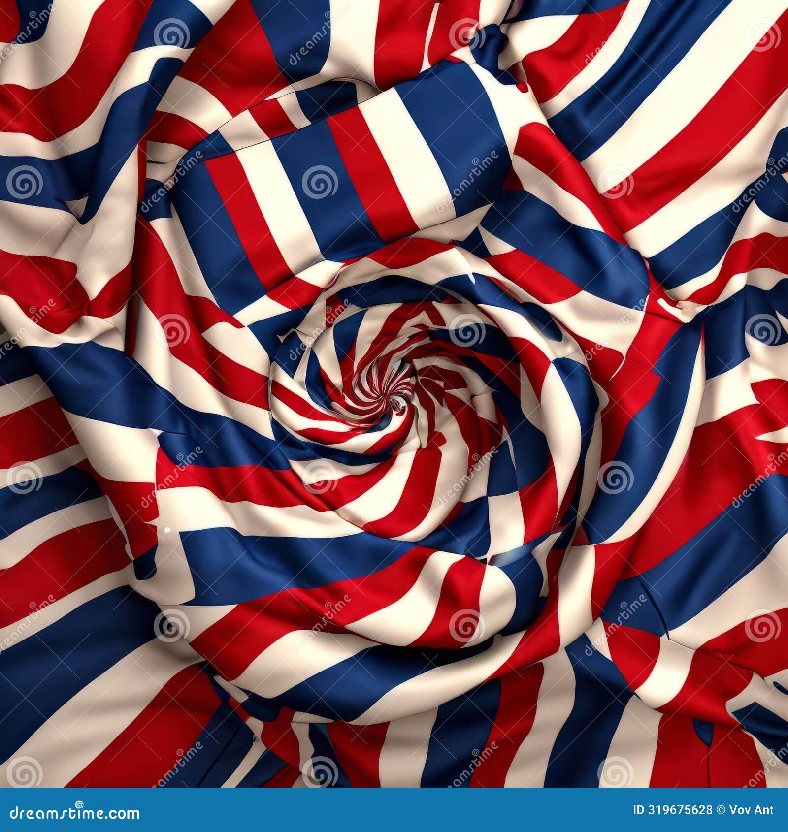 A Flag Inspired by the Art of Optical Illusions with M Stock Photo ...