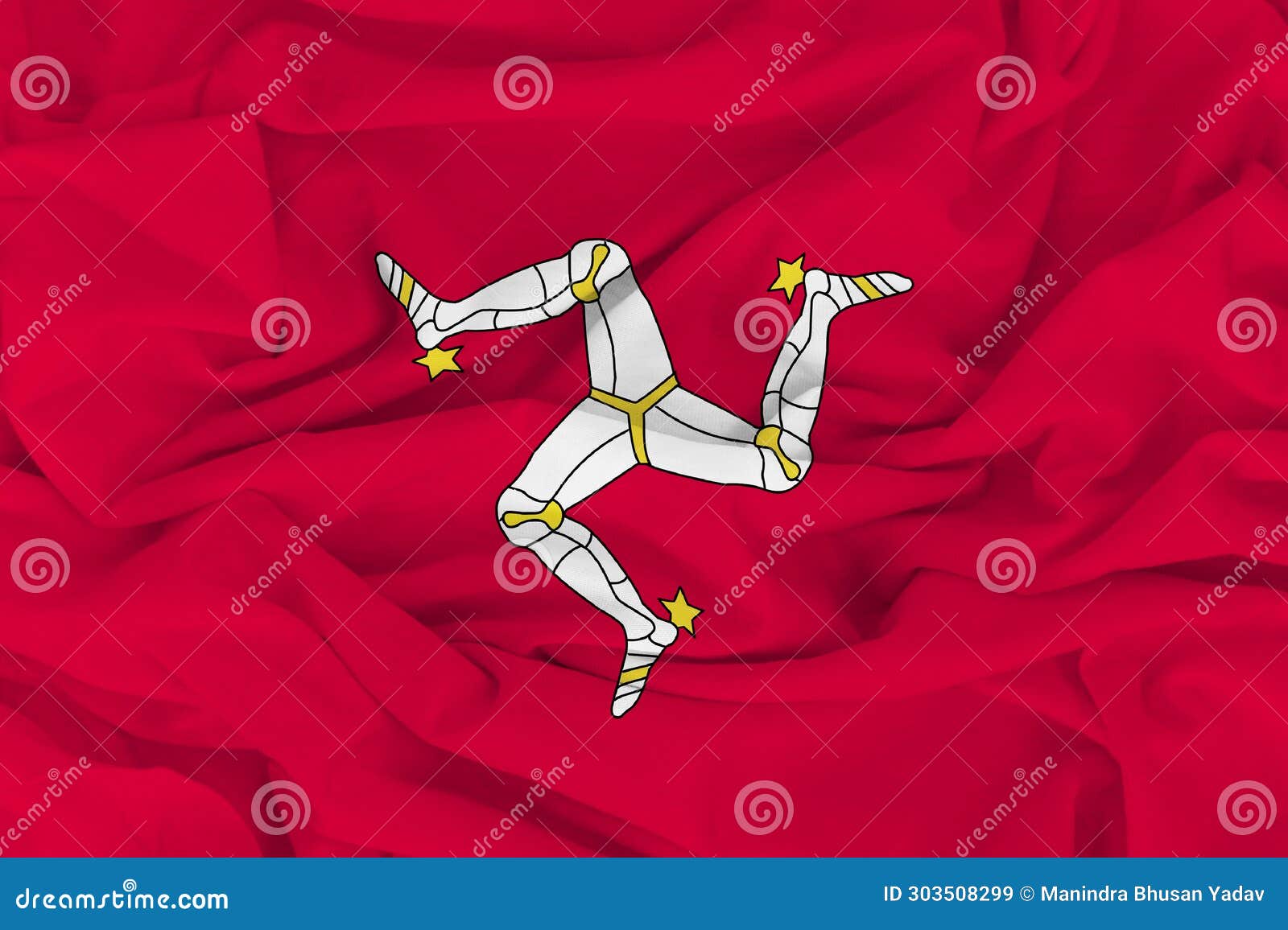 Flag of Isle of Man, Fabric Flag of Isle of Man. Isle of Man National ...