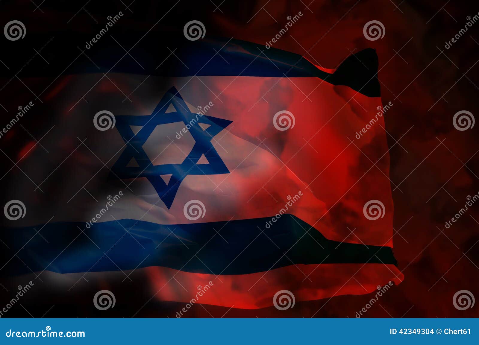 Flag of Israel stock photo. Image of motherland, state - 42349304