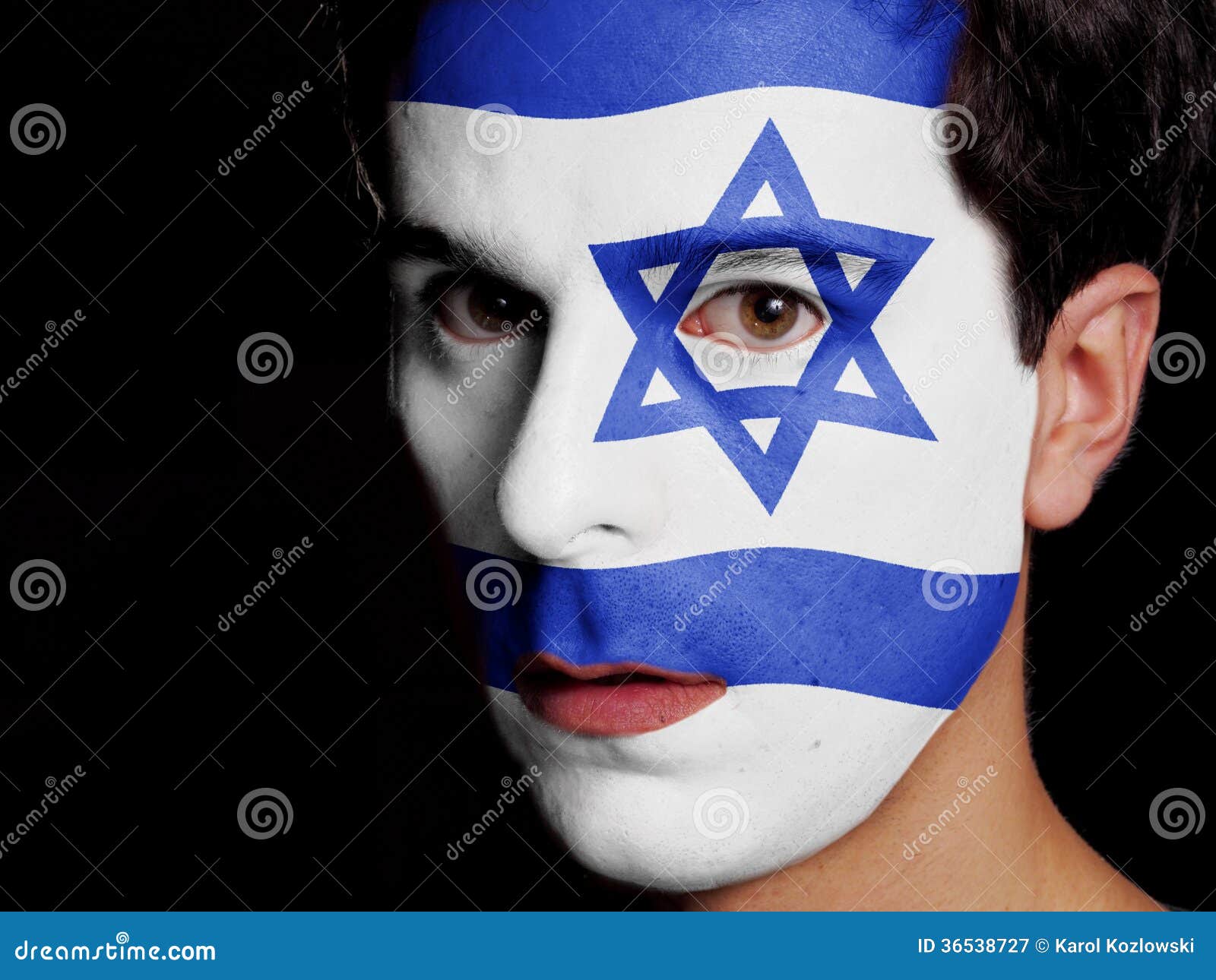 Flag of Israel stock image. Image of color, looking, citizen - 36538727