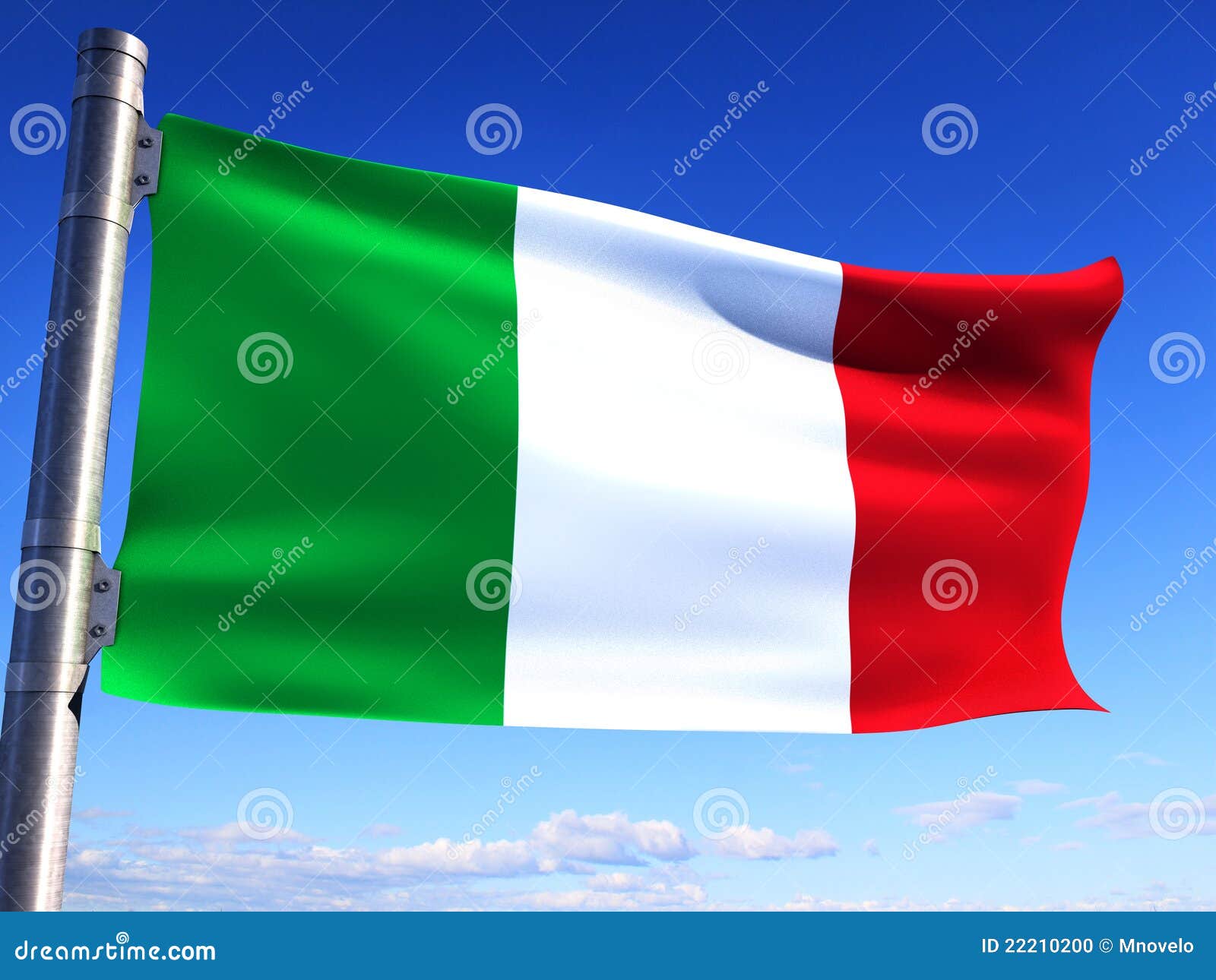Flag of italy stock illustration. Illustration of napoli - 22210200