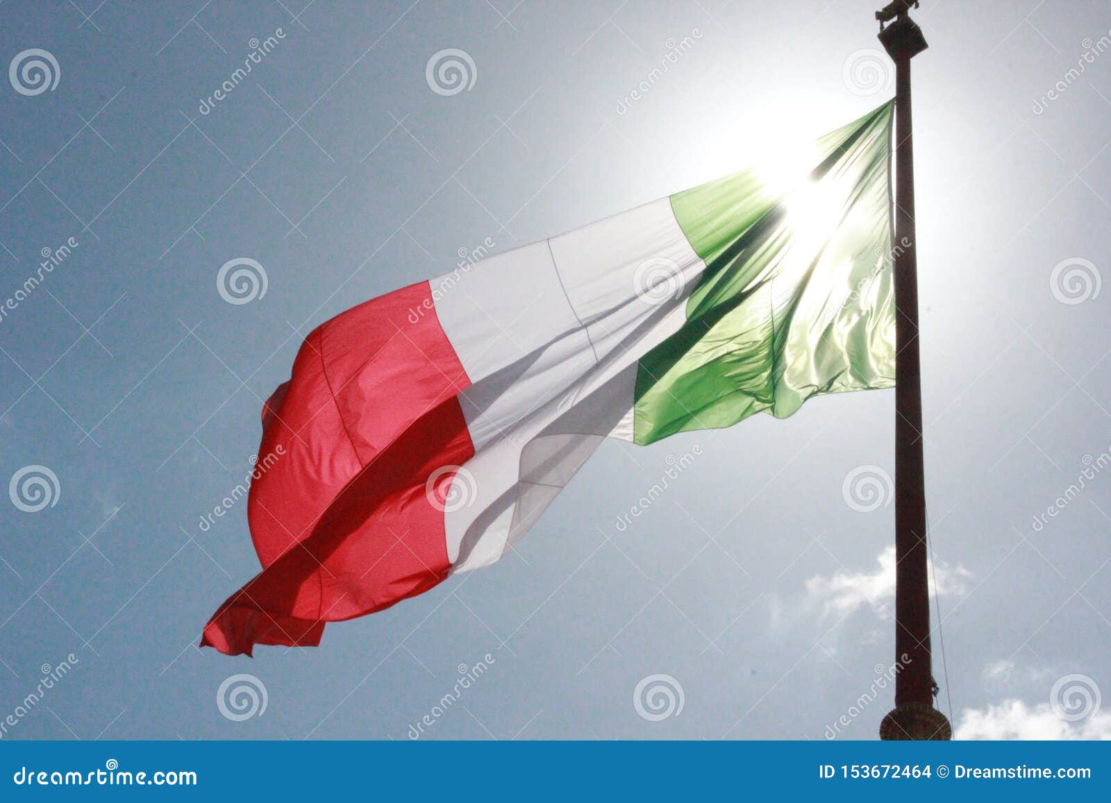 Flag of Italy stock photo. Image of europe, italy, flag - 153672464
