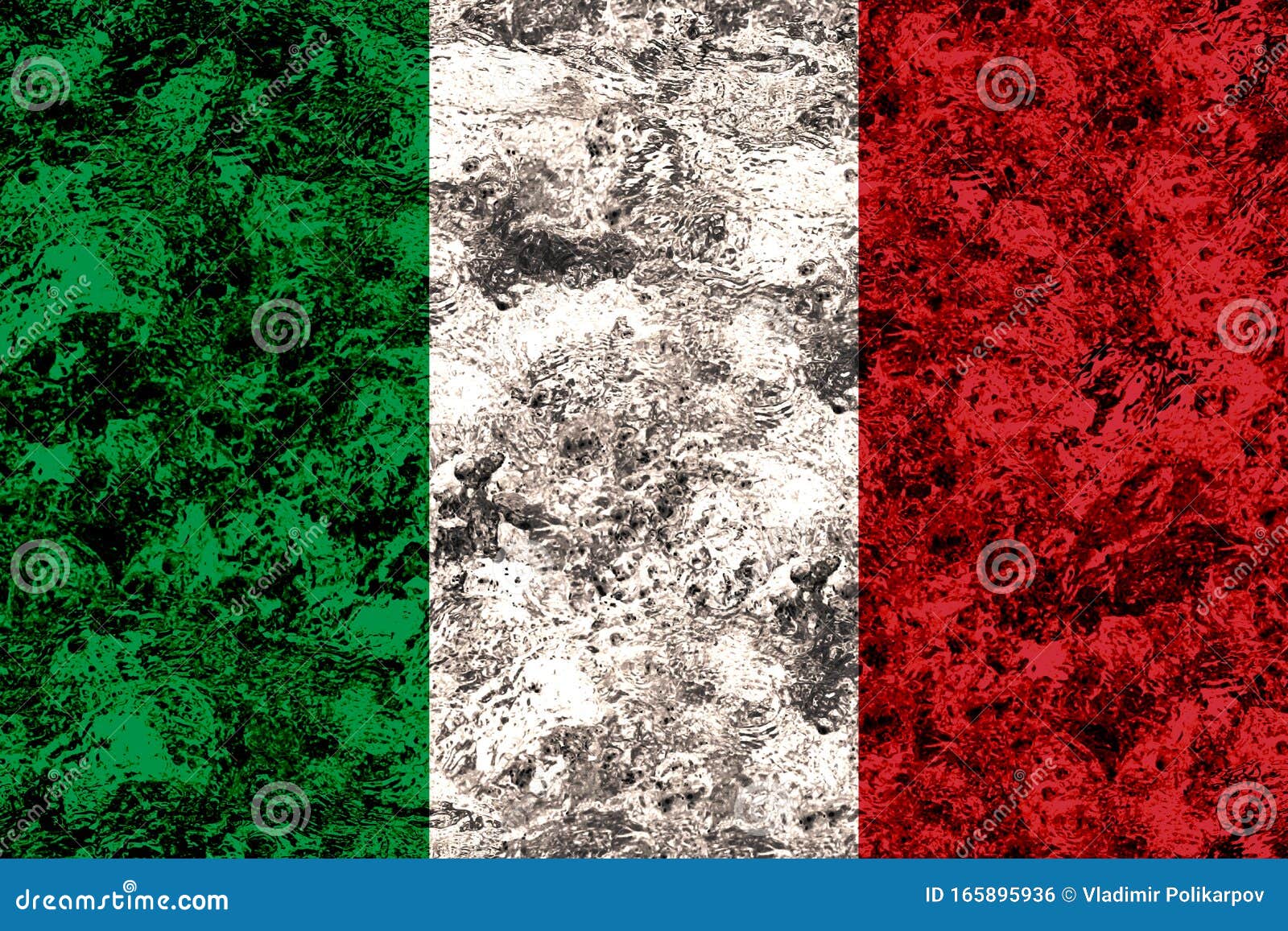 Flag of Italywith Texture. Template for Design Stock Photo - Image of ...