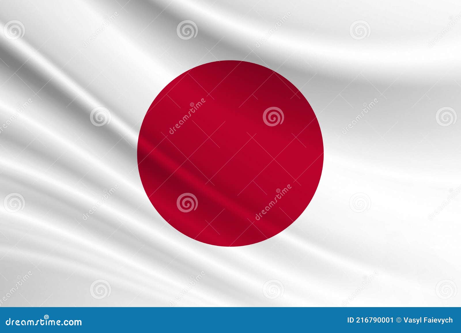 Flag of Japan Fabric Texture of the Flag of Japan Stock Image - Image ...