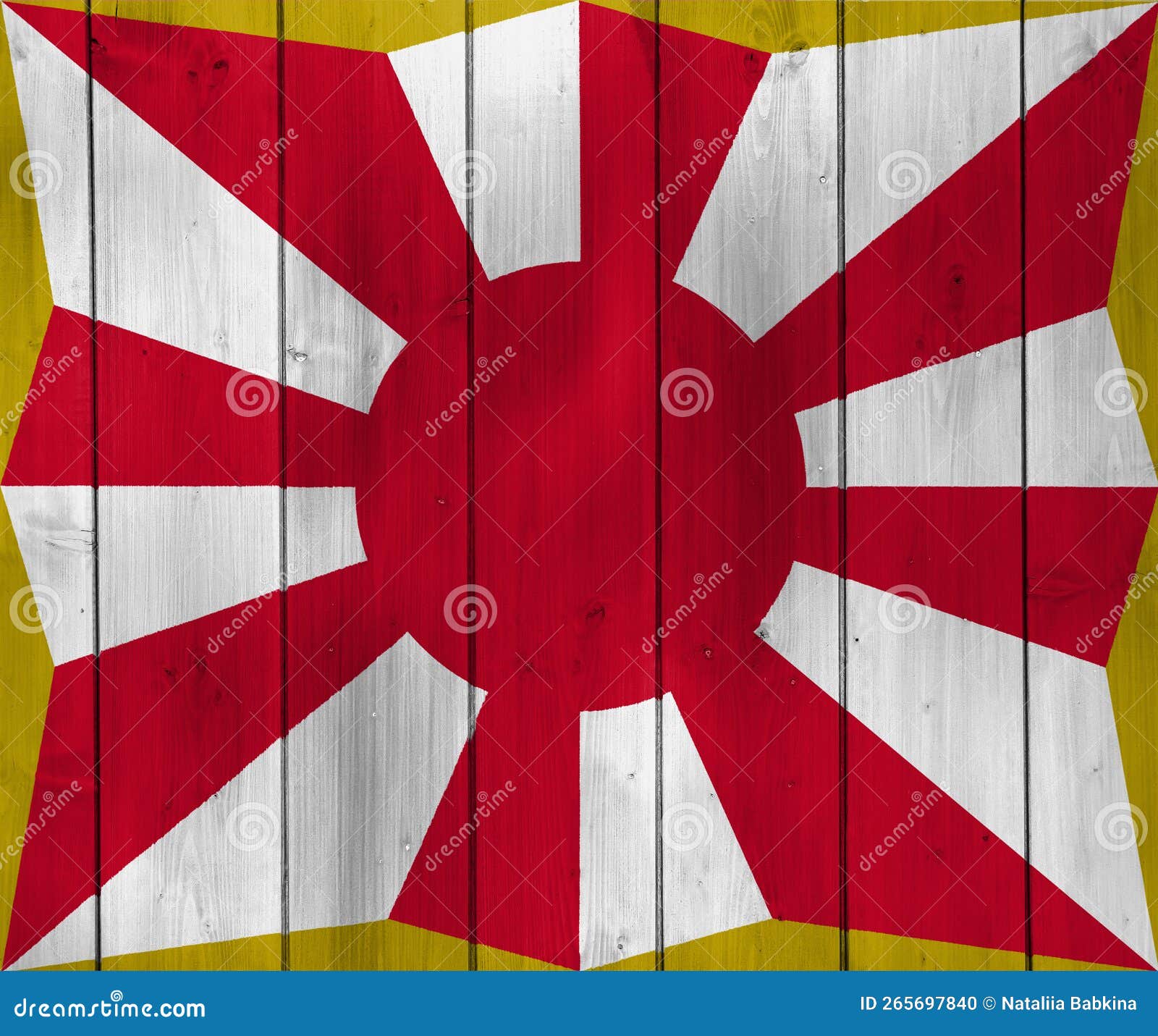 Flag of Japan Ground Self-Defense Force Regiment on Texture. Concept ...