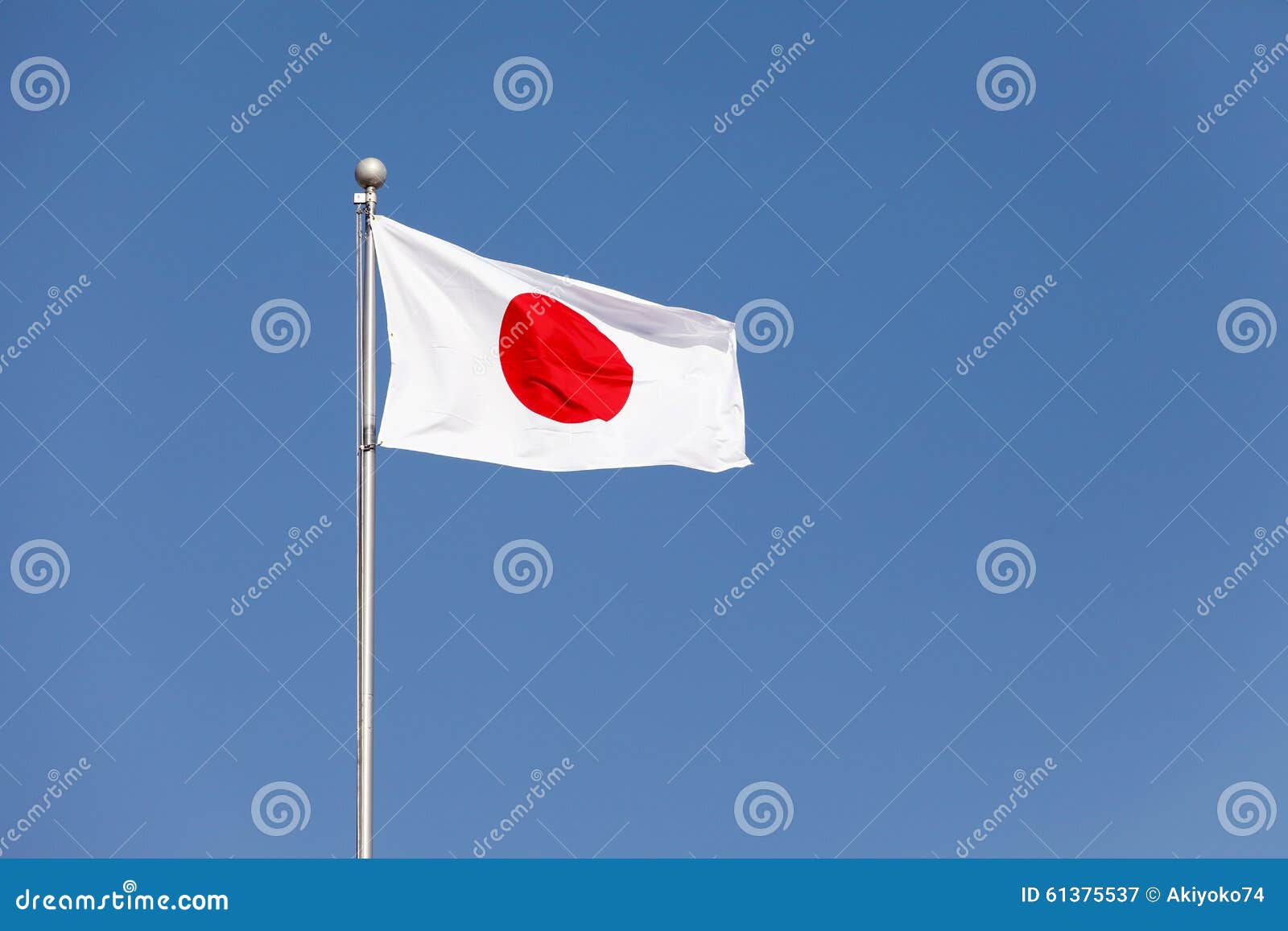 Flag of Japan stock image. Image of flag, nation, beauty - 61375537