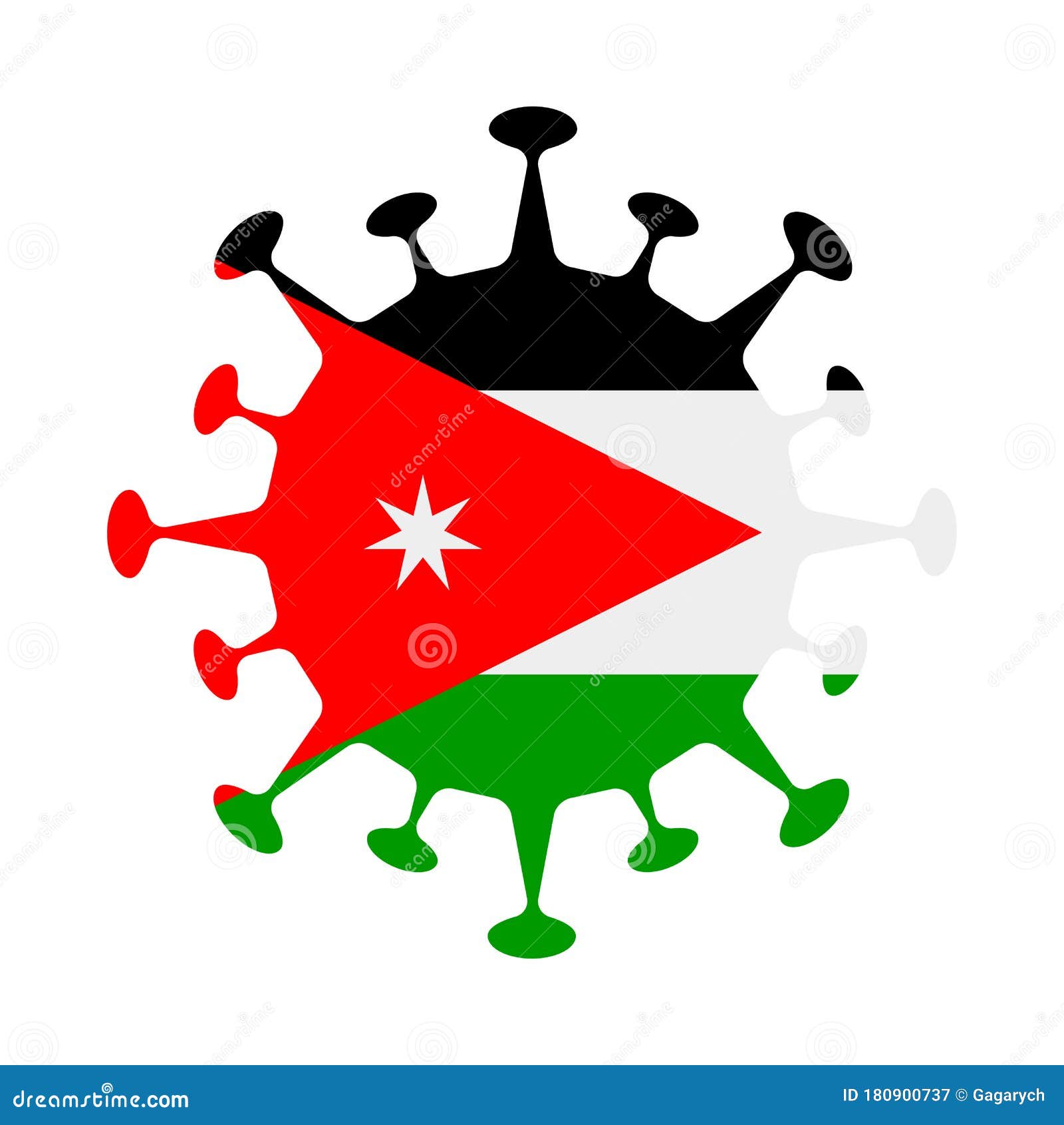 Jordan Map Warning Sign Vector Illustration | CartoonDealer.com #4355556