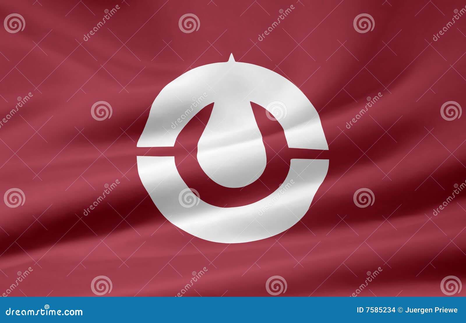 Flag of Kochi - Japan stock illustration. Illustration of symbol - 7585234