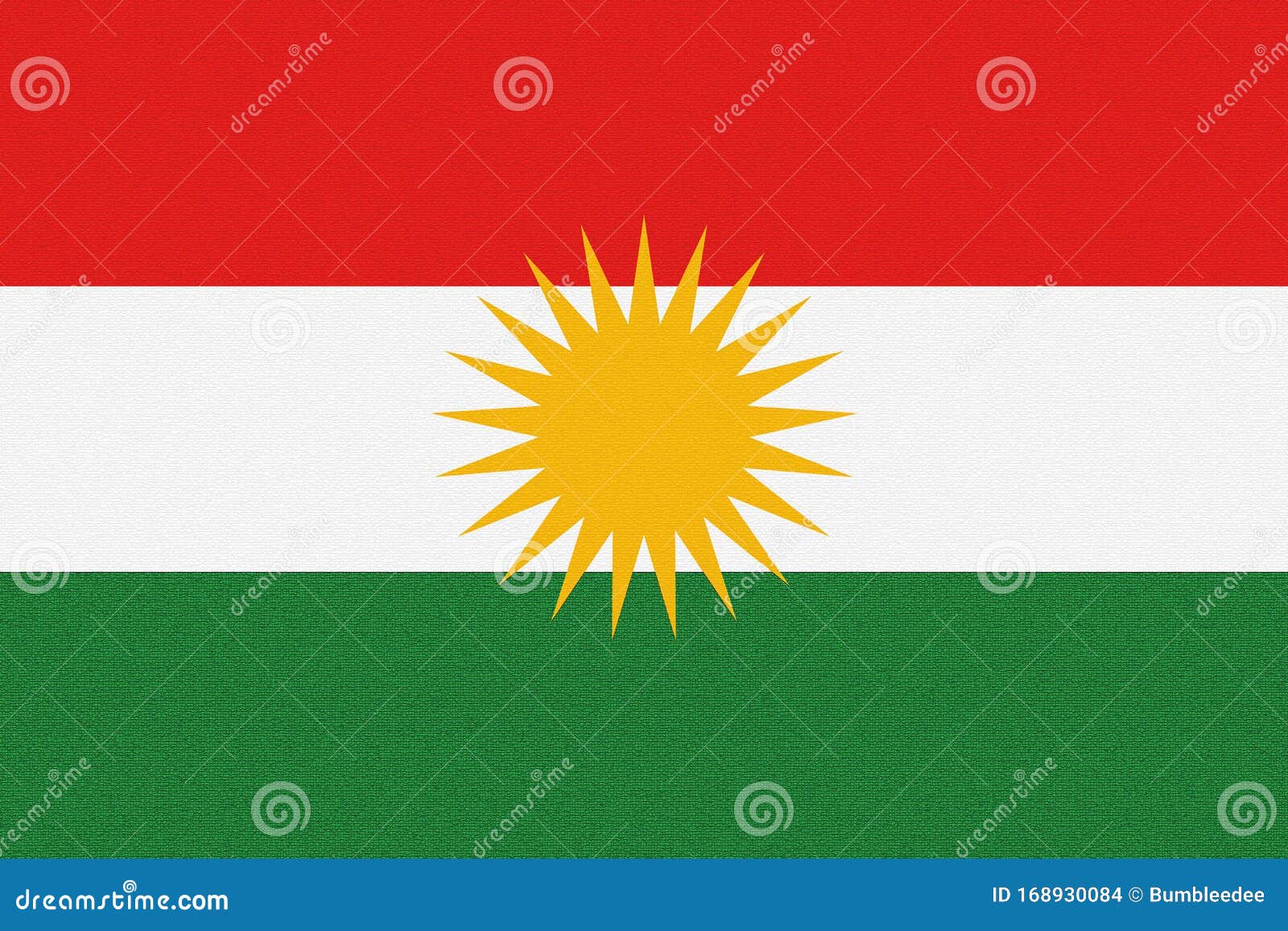 Flag Of Kurdistan On A Brick Wall Cartoon Vector | CartoonDealer.com ...
