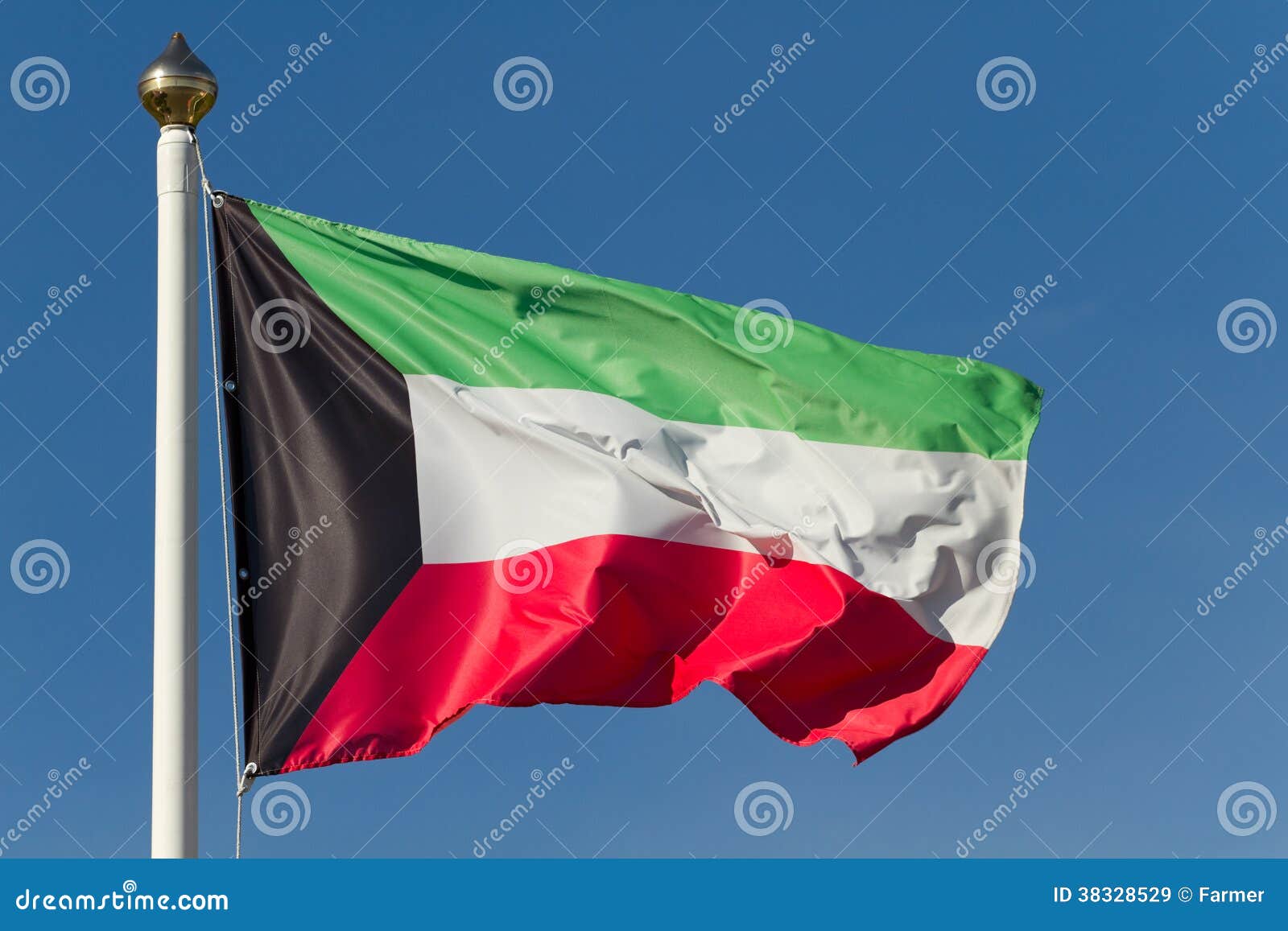 Flag of Kuwait stock image. Image of flag, emirate, national - 38328529