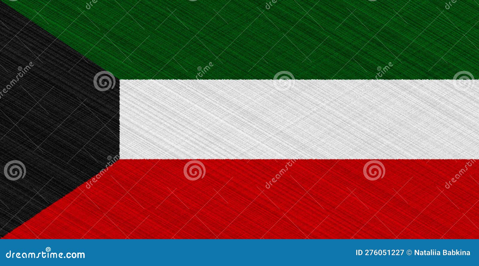 Flag of Kuwait on a Textured Background. Concept Collage Stock ...
