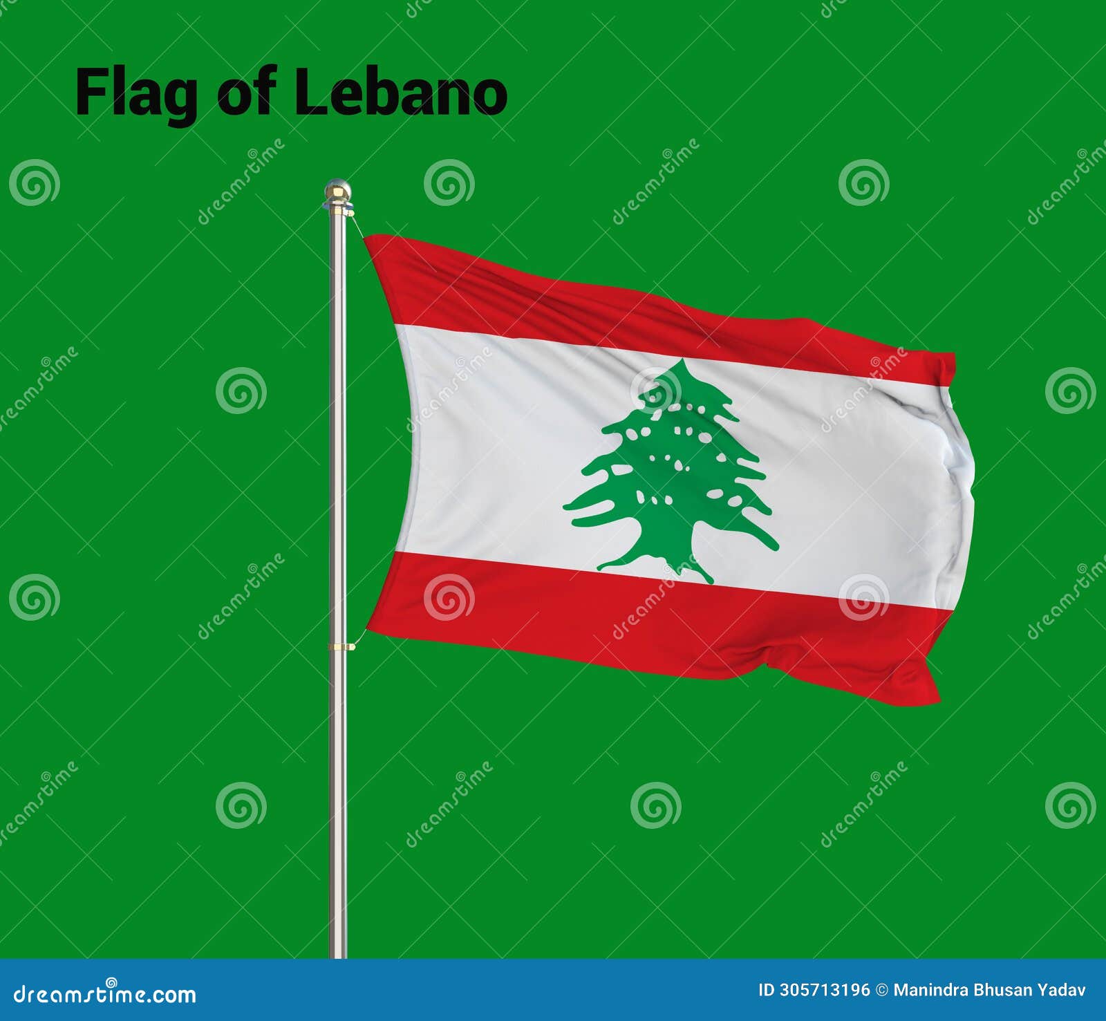 Flag of Lebanon, Lebanon Flag, National Flag of Lebanon. Pole Flag of ...